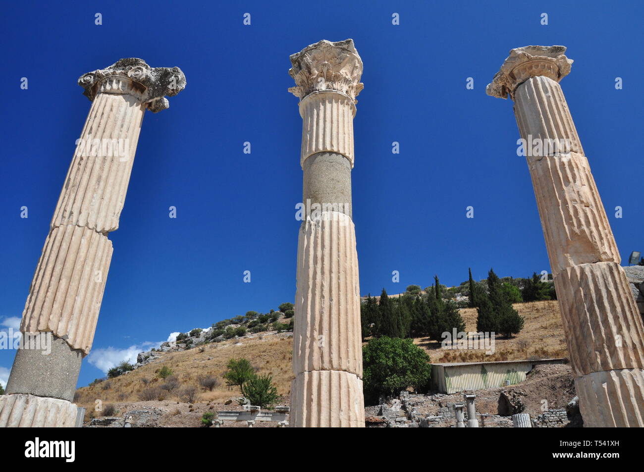 Temple Ruins at Ephesus, Turkey Stock Photo - Alamy