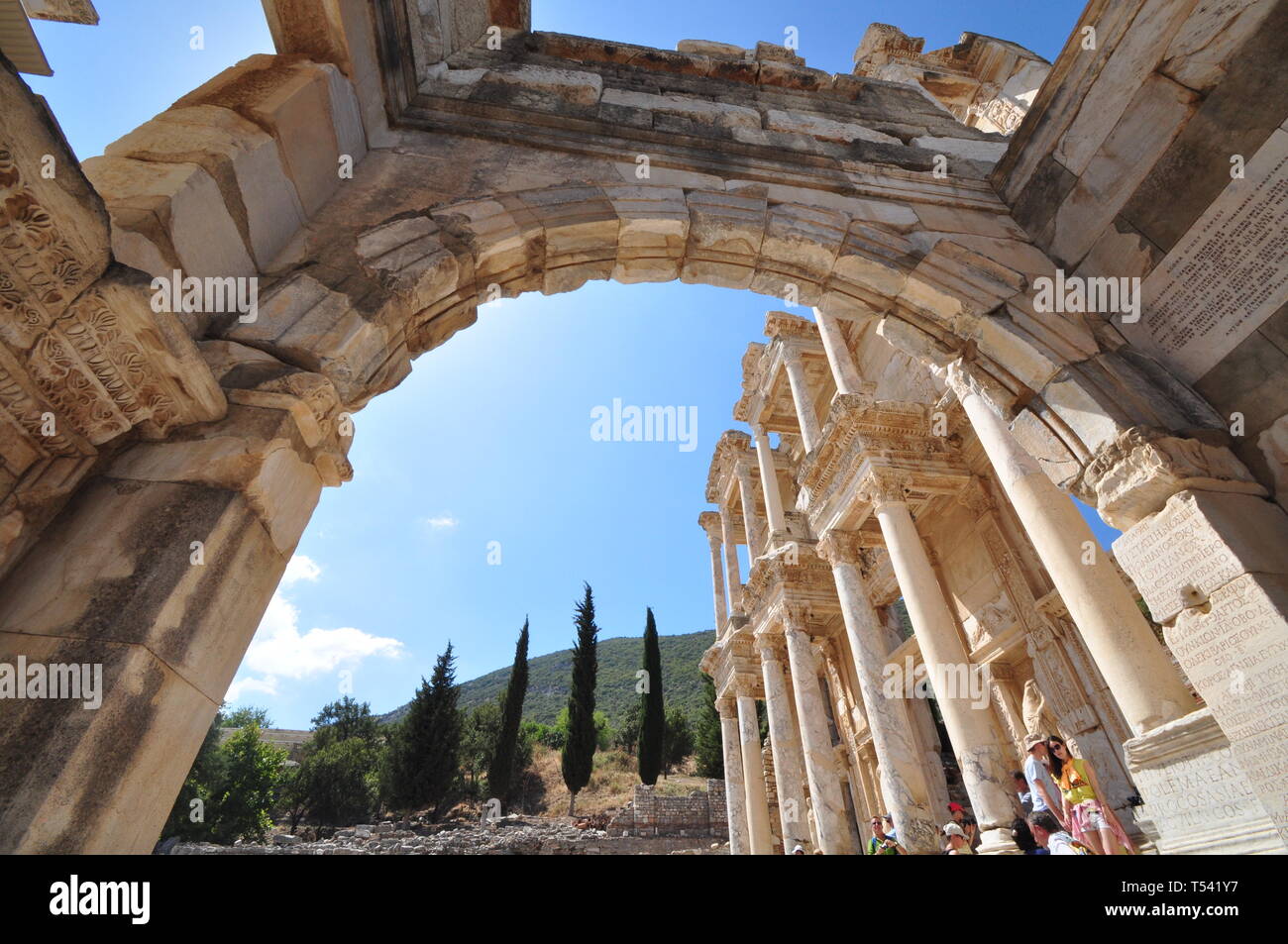 Ephesus augustus gate hi-res stock photography and images - Alamy