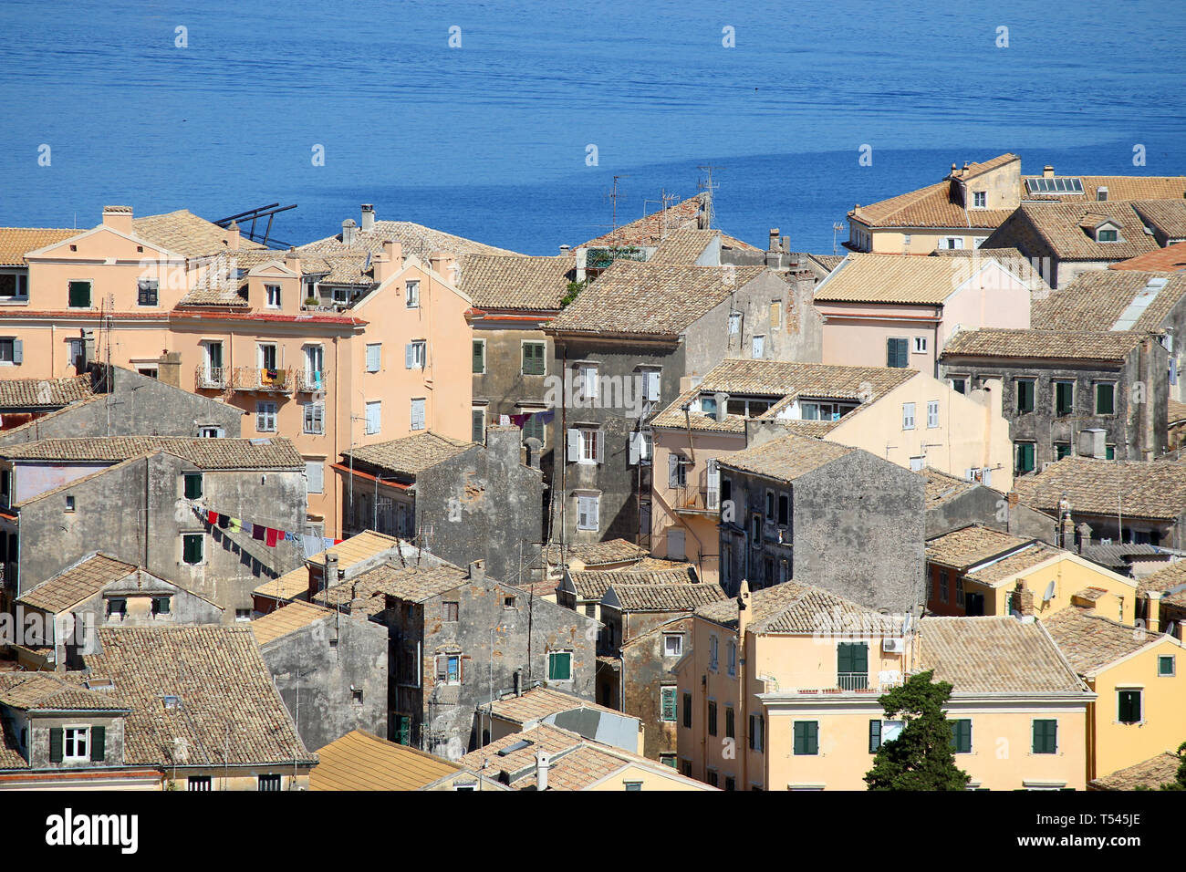 Historical center of corfu hi-res stock photography and images - Alamy