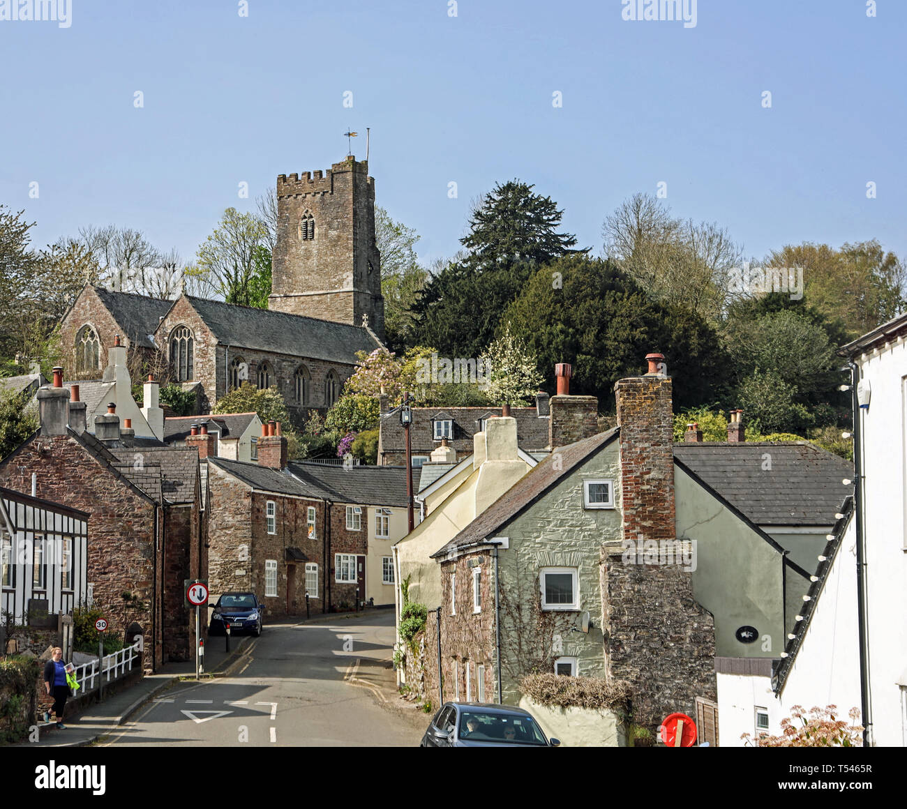Anthony Village, south east Cornwall Stock Photo - Alamy