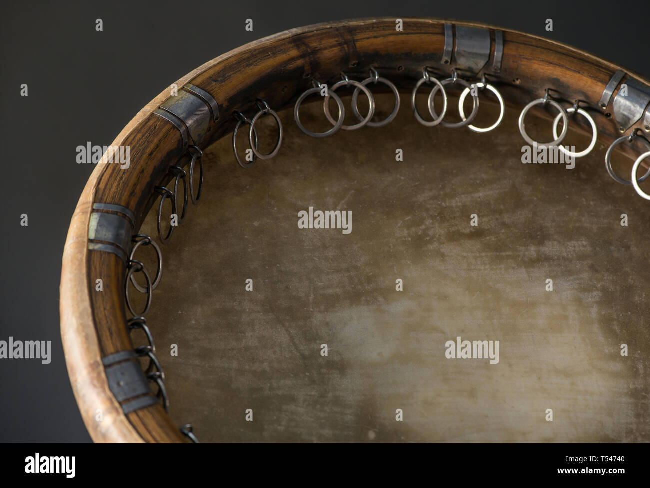 ancient Asian drum musical instrument. dutar Stock Photo - Alamy