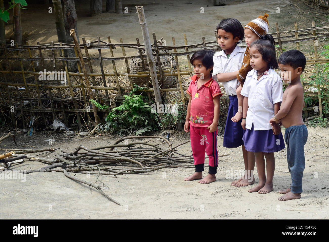 Kolkata (Calcutta) / India - April 11th 2019: School children in poor ...