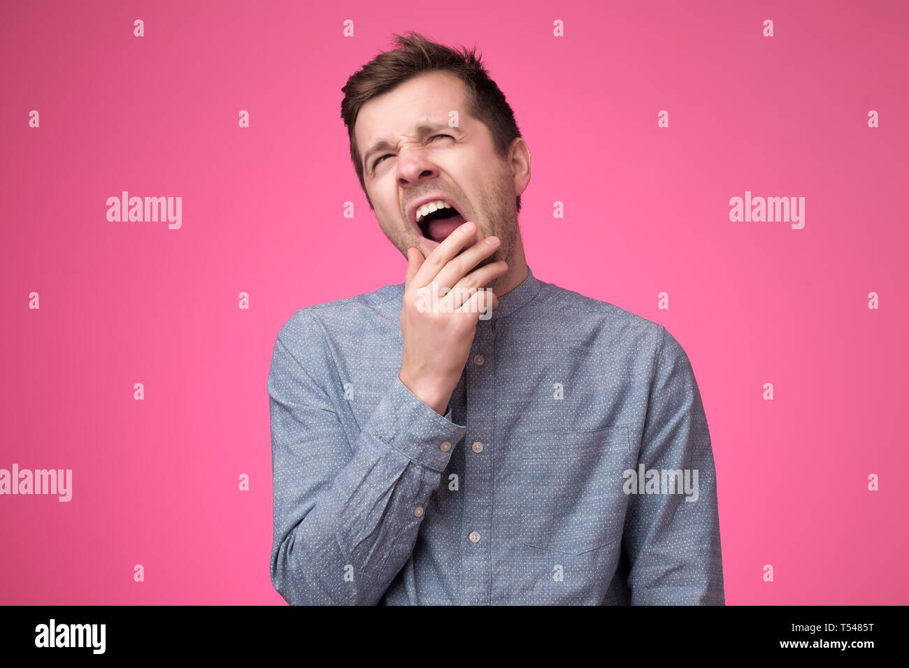 Sleepy human hi-res stock photography and images - Alamy