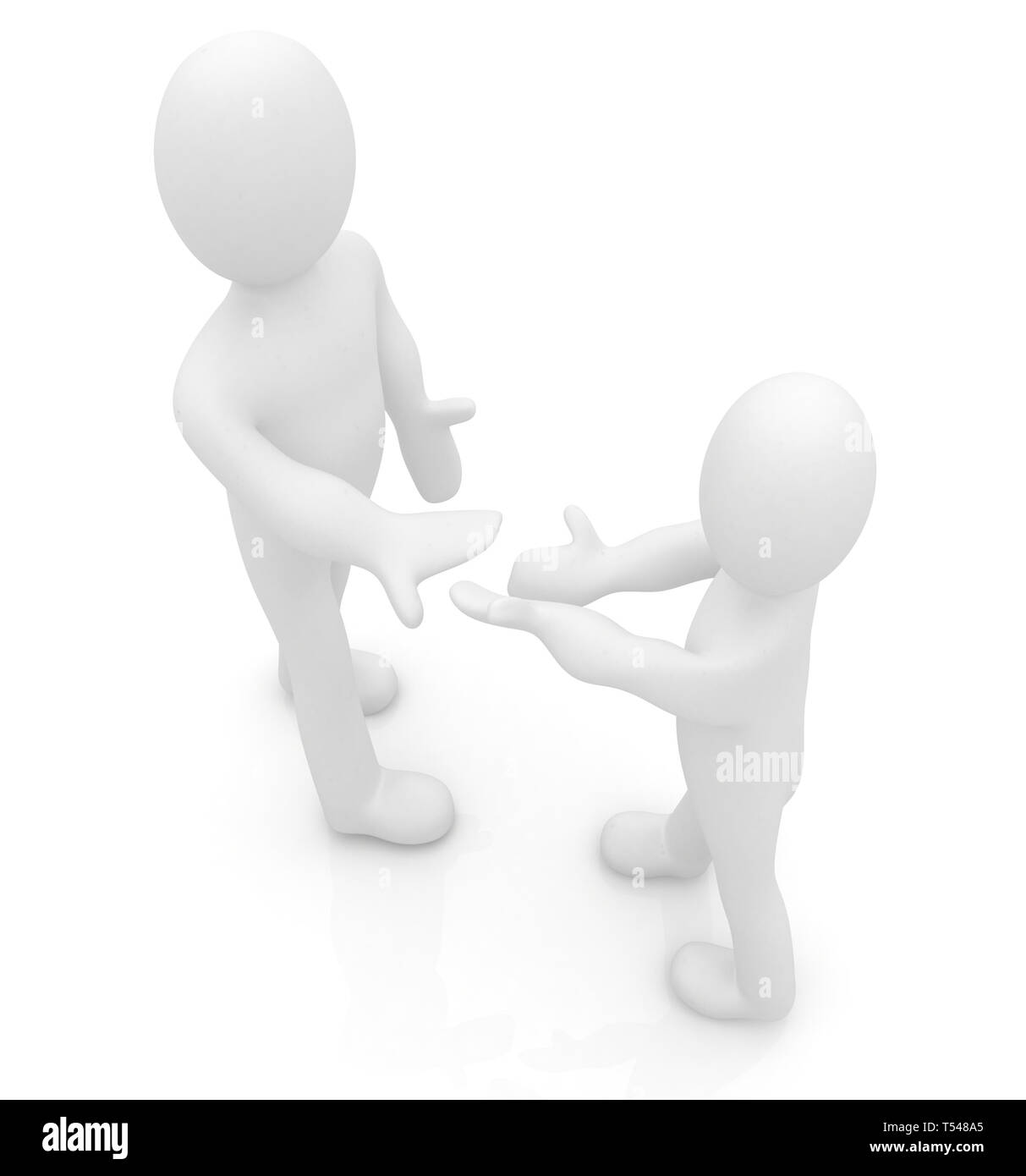 3d render delivery man Black and White Stock Photos & Images - Alamy