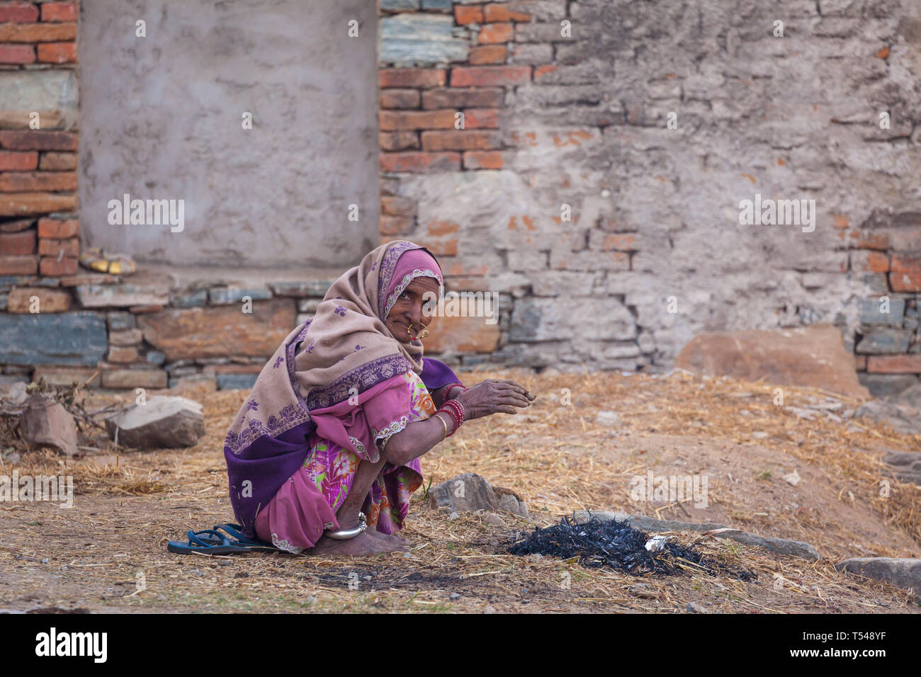 Indian Woman, Gogunda, Rajasthan, India Stock Photo - Alamy