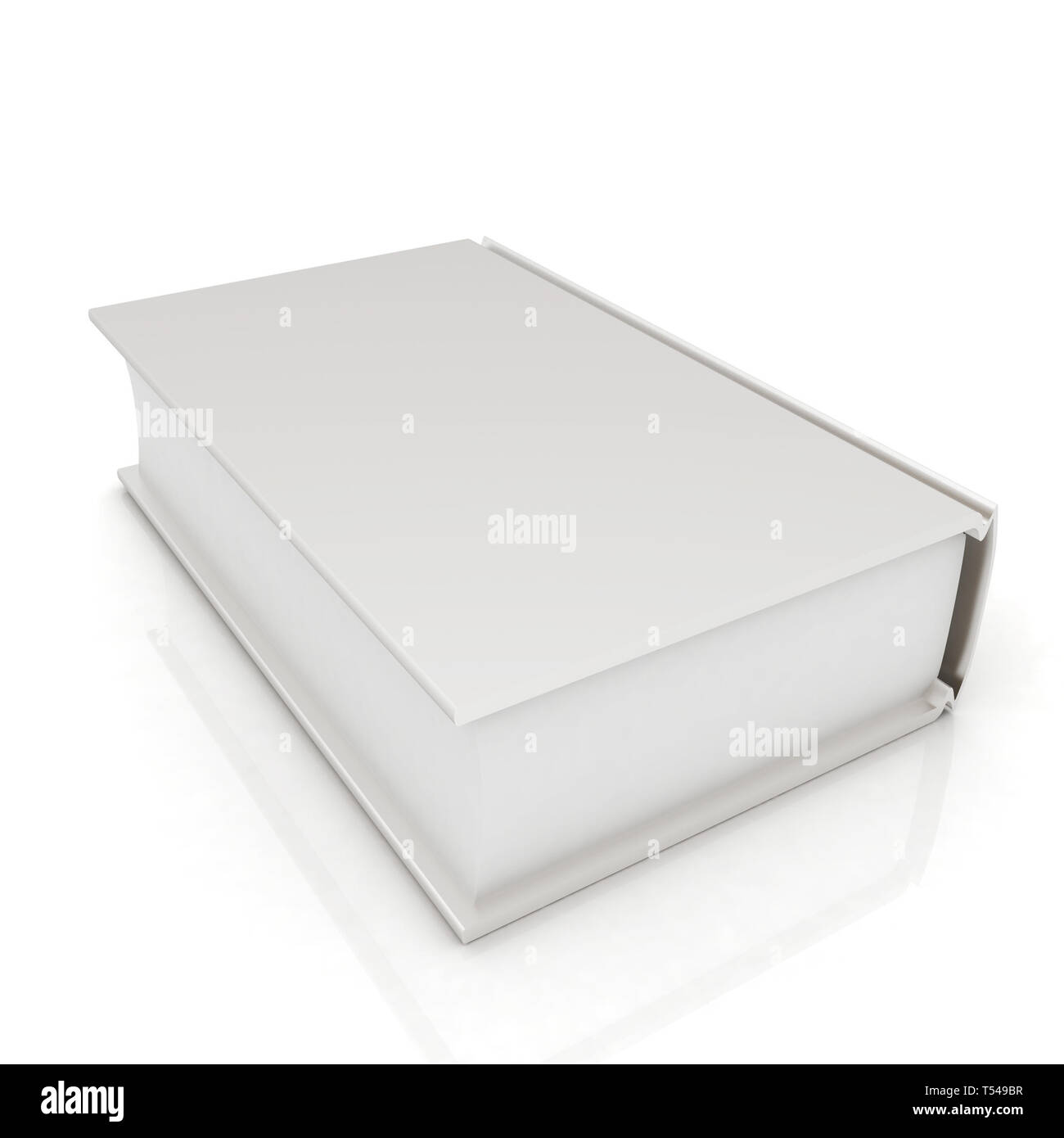 Book on white background Stock Photo - Alamy