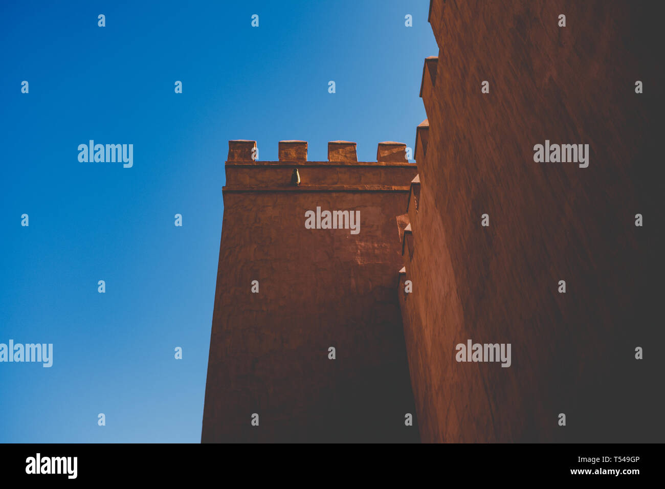Towering red walls hi-res stock photography and images - Alamy
