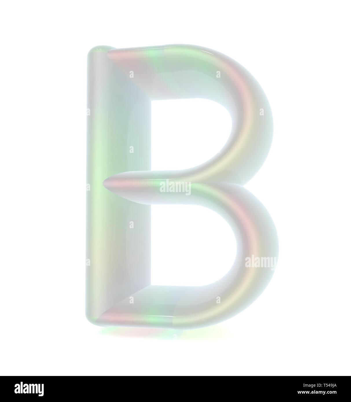 Glossy alphabet. The letter "B Stock Photo - Alamy