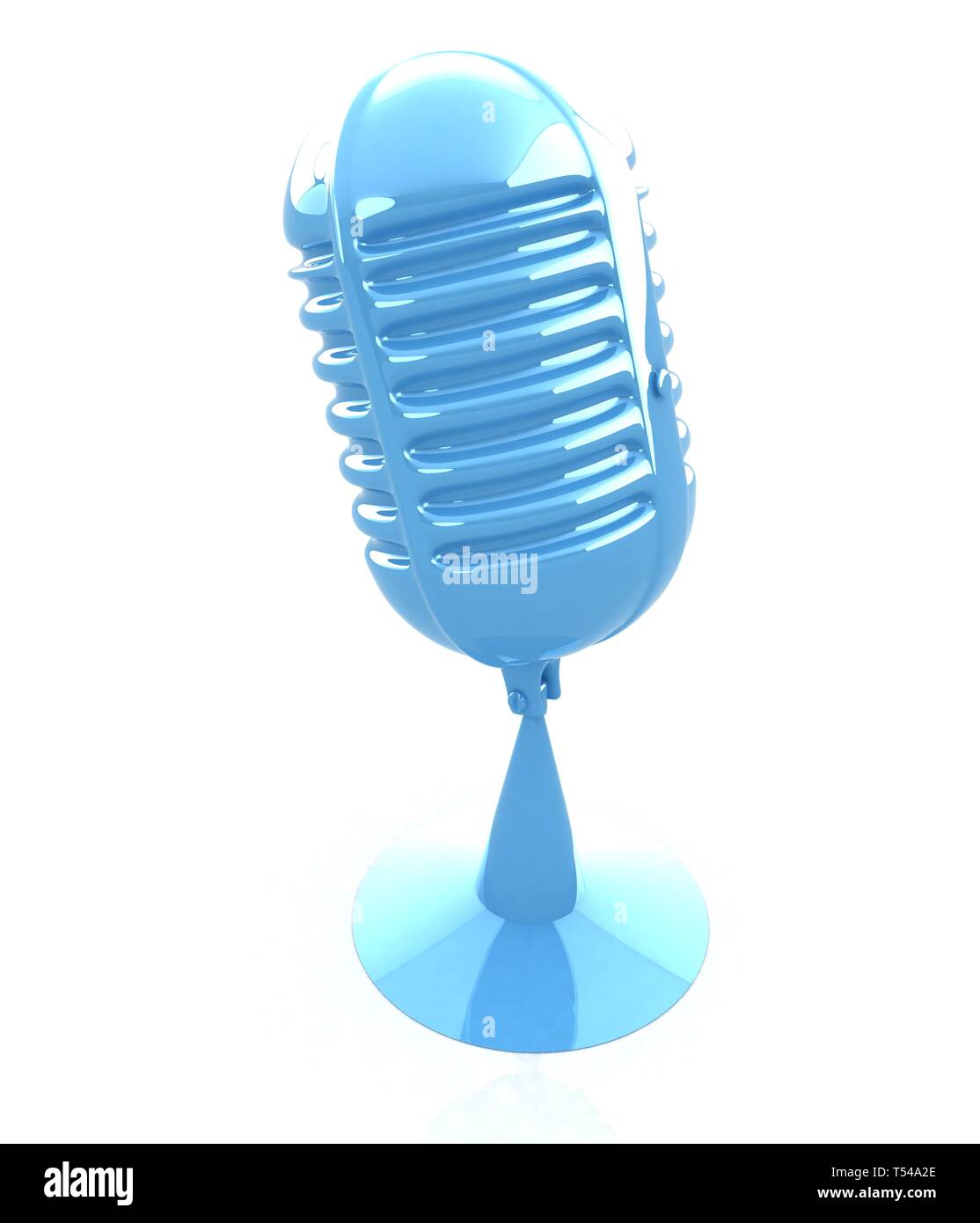 3d rendering of a microphone Stock Photo - Alamy