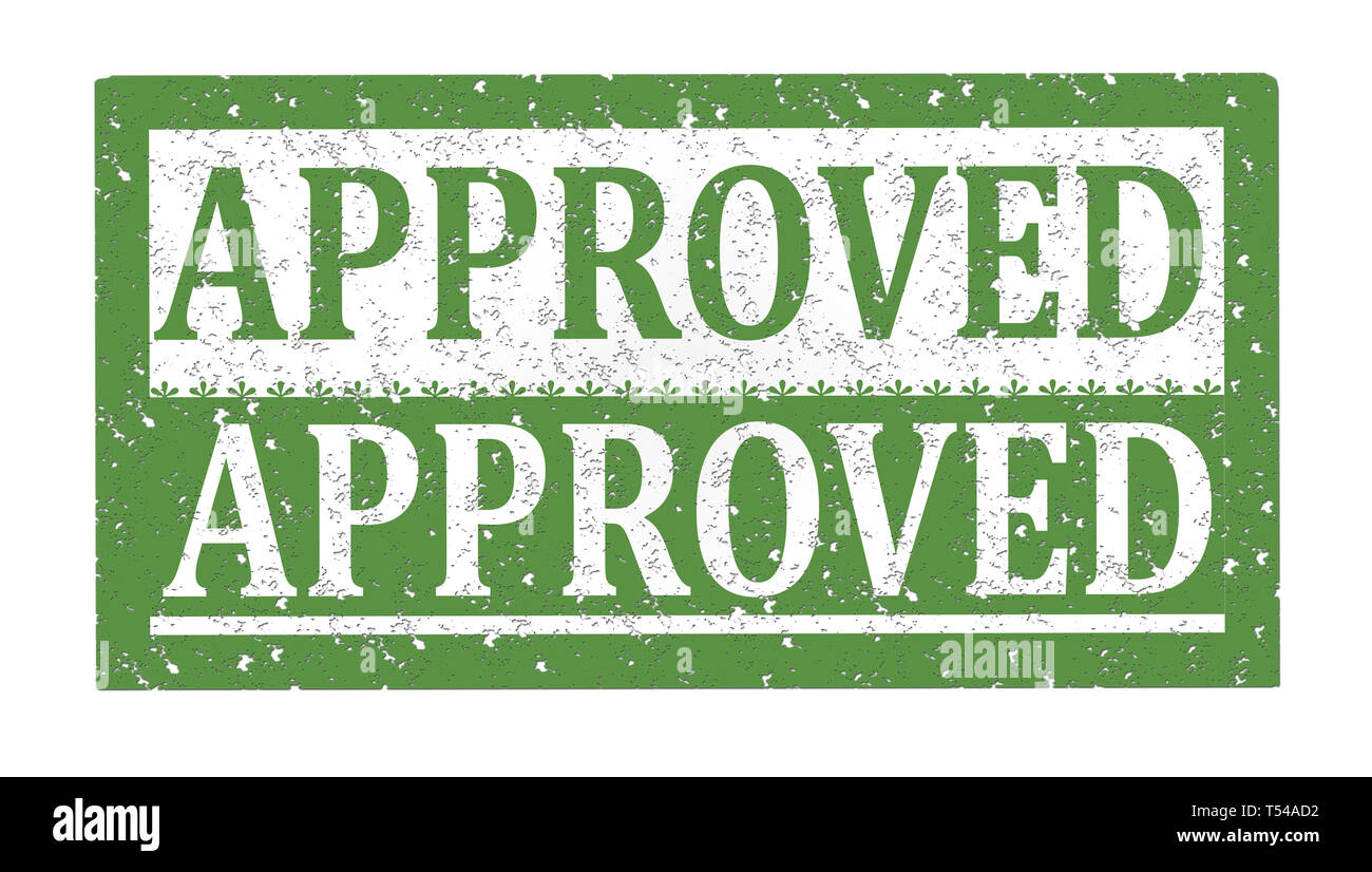 Approved certificate hi-res stock photography and images - Alamy