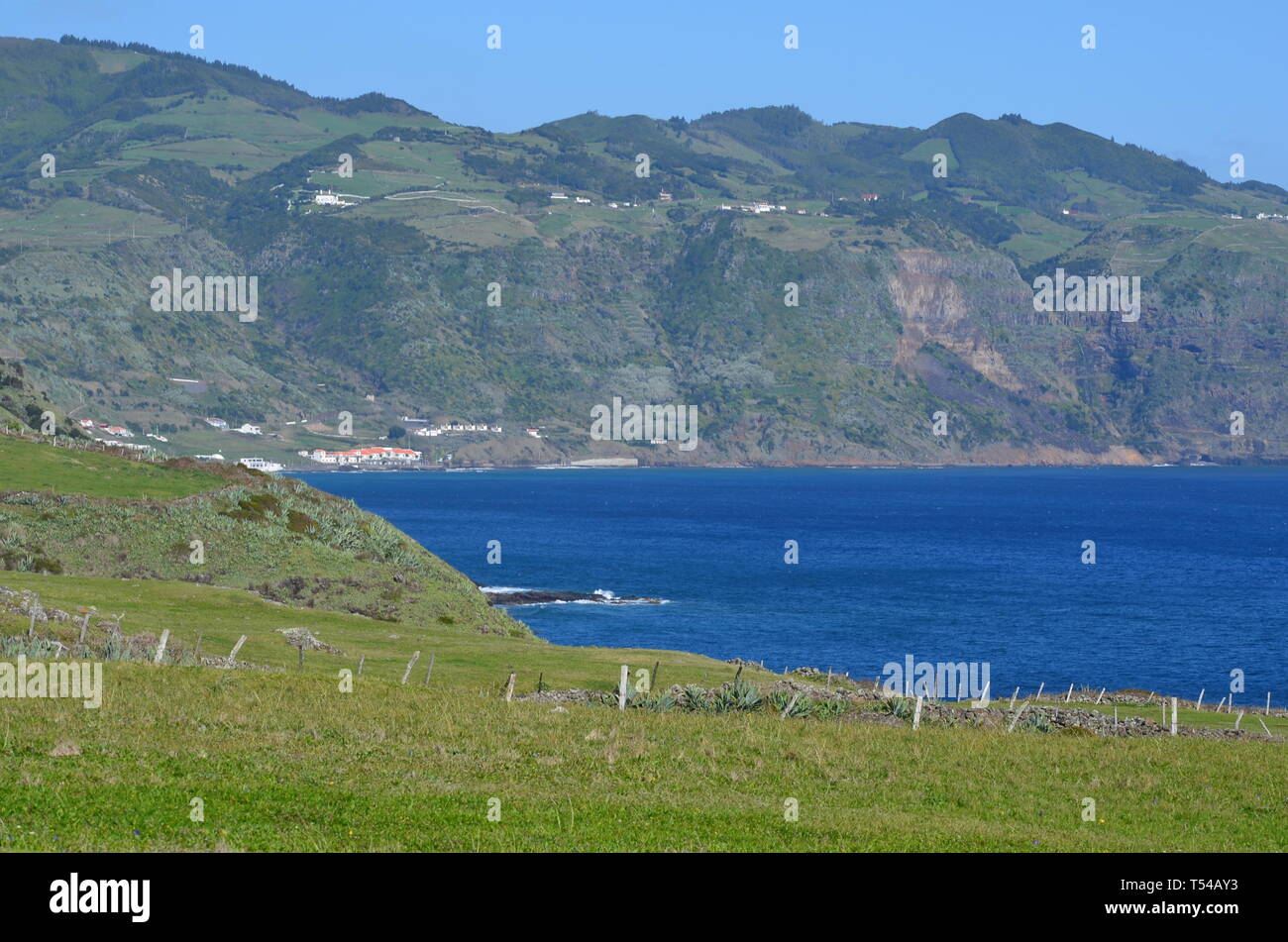 Southern coast of Santa Maria island, Azores archipelago Stock Photo ...