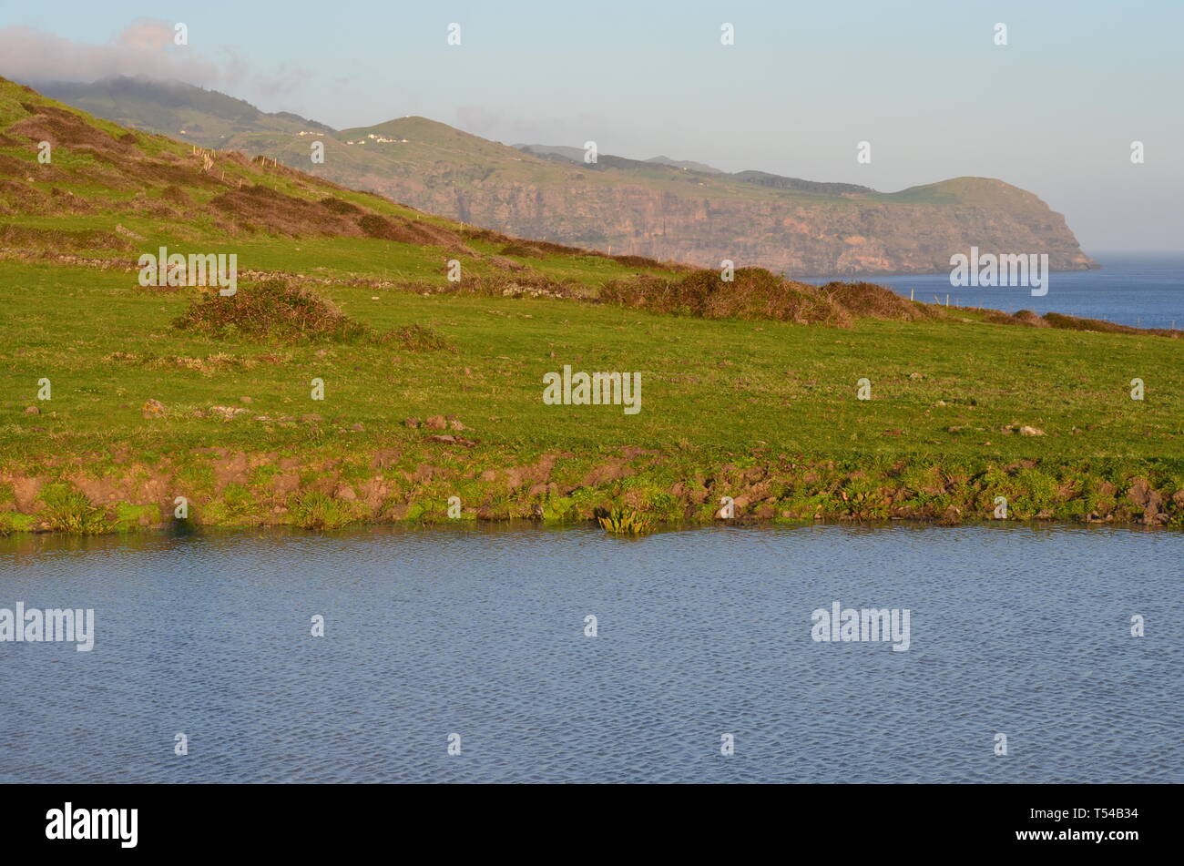 Southern coast of Santa Maria island, Azores archipelago Stock Photo ...