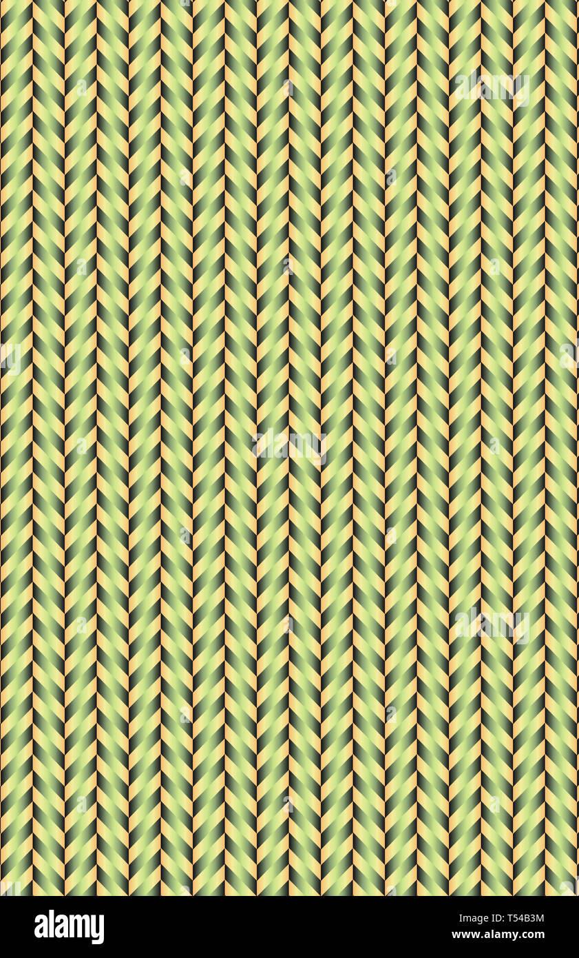 A yellow ribbon pattern of rope shapes Stock Photo - Alamy