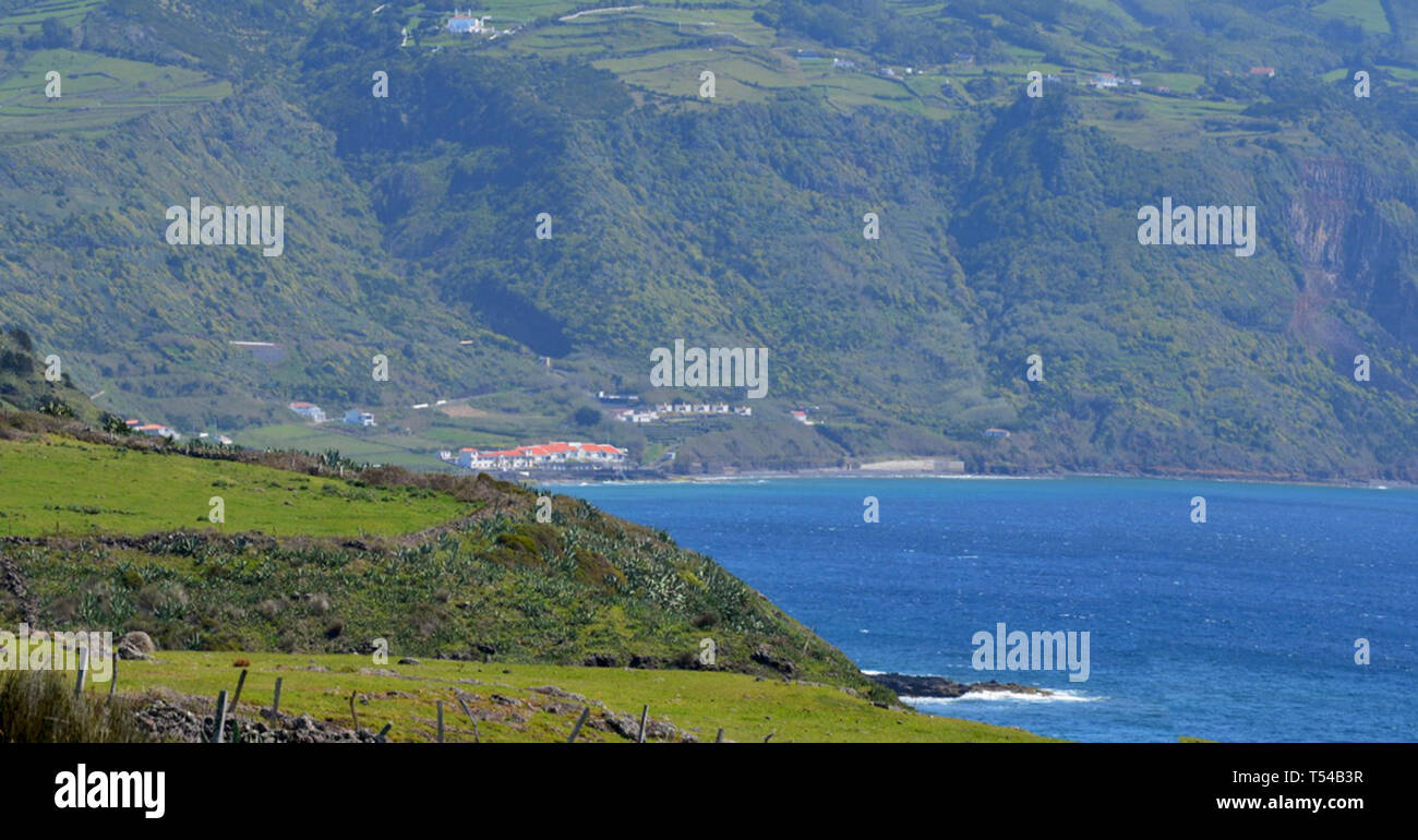 Southern coast of Santa Maria island, Azores archipelago Stock Photo ...