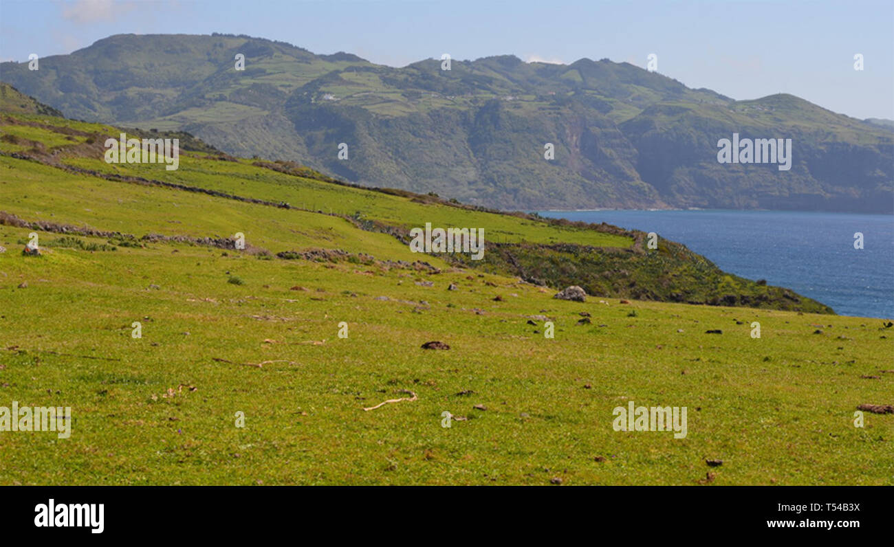 Southern coast of Santa Maria island, Azores archipelago Stock Photo ...