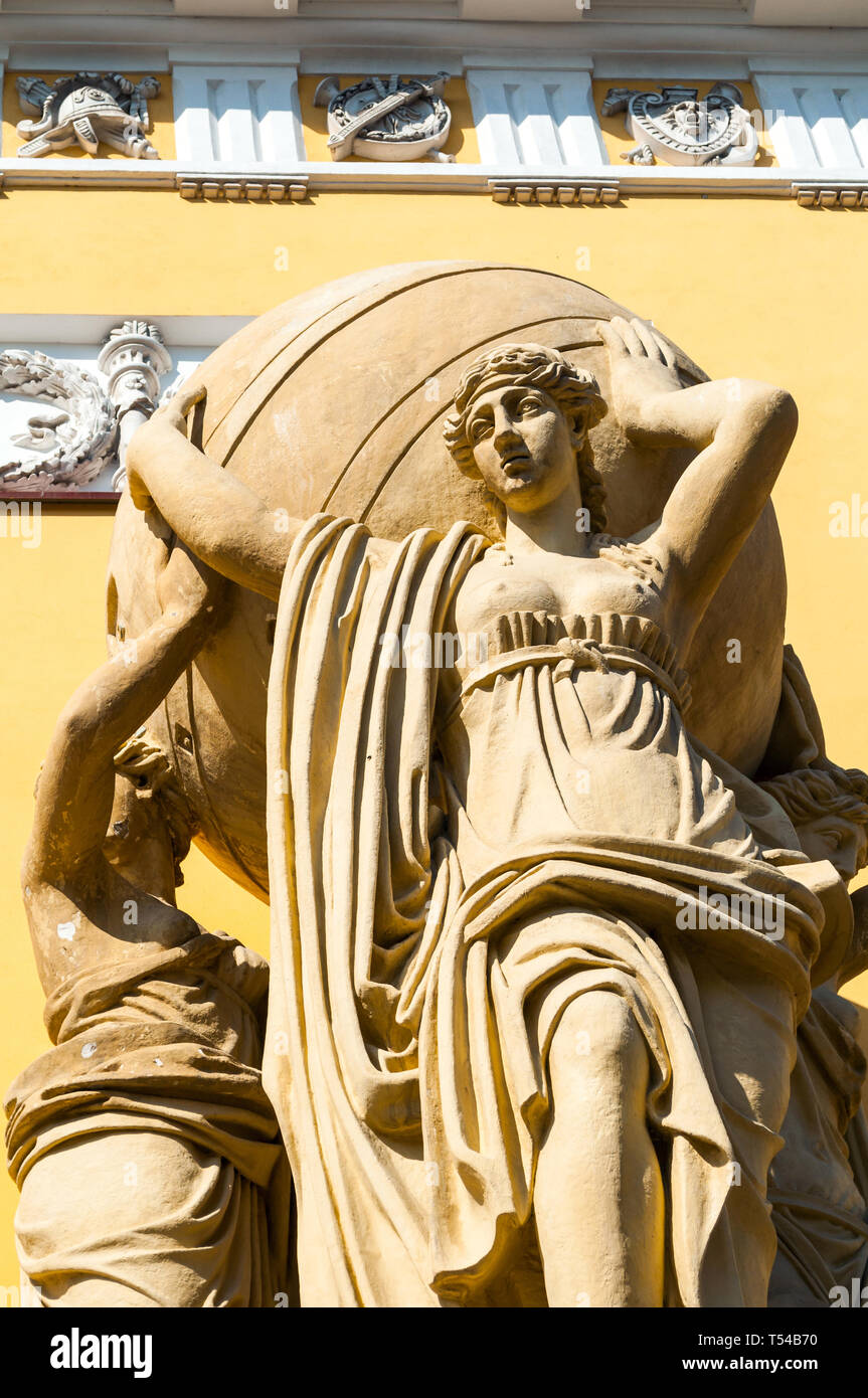 St Petersburg Russia. Building of Main Admiralty built in 1813 ...