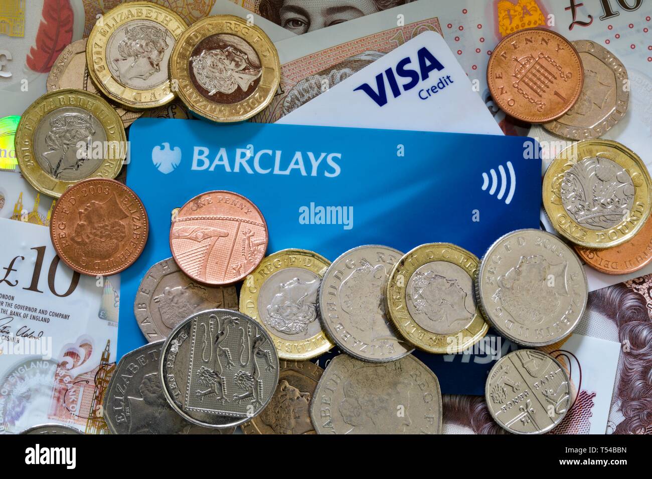 Money and Credit Cards Stock Photo - Alamy