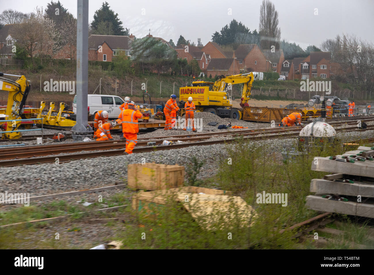 Railway station at Kettering, UK Stock Photo - Alamy