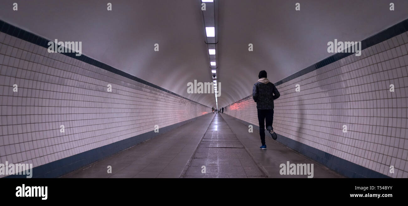Running in tunnel hi-res stock photography and images - Alamy