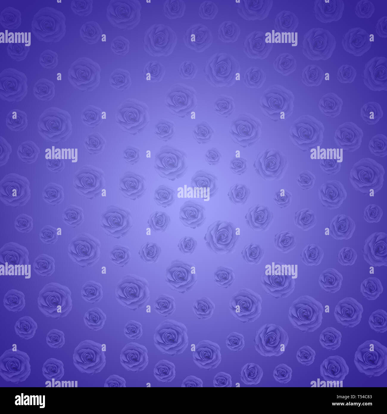Rose flowers made with luxury blue gradient for background. Abstract ...