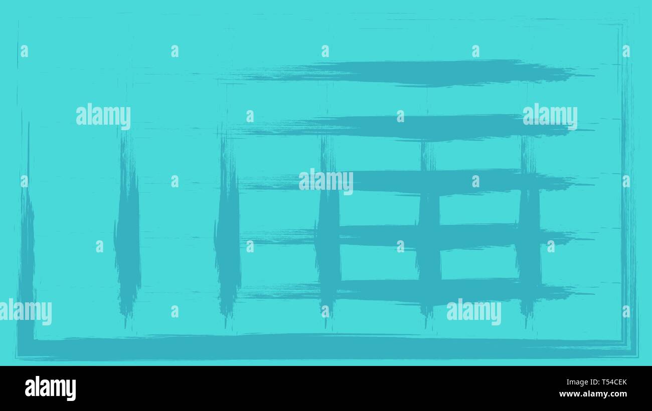 abstract geometric blue background green grid fuzzy lines, simple ...