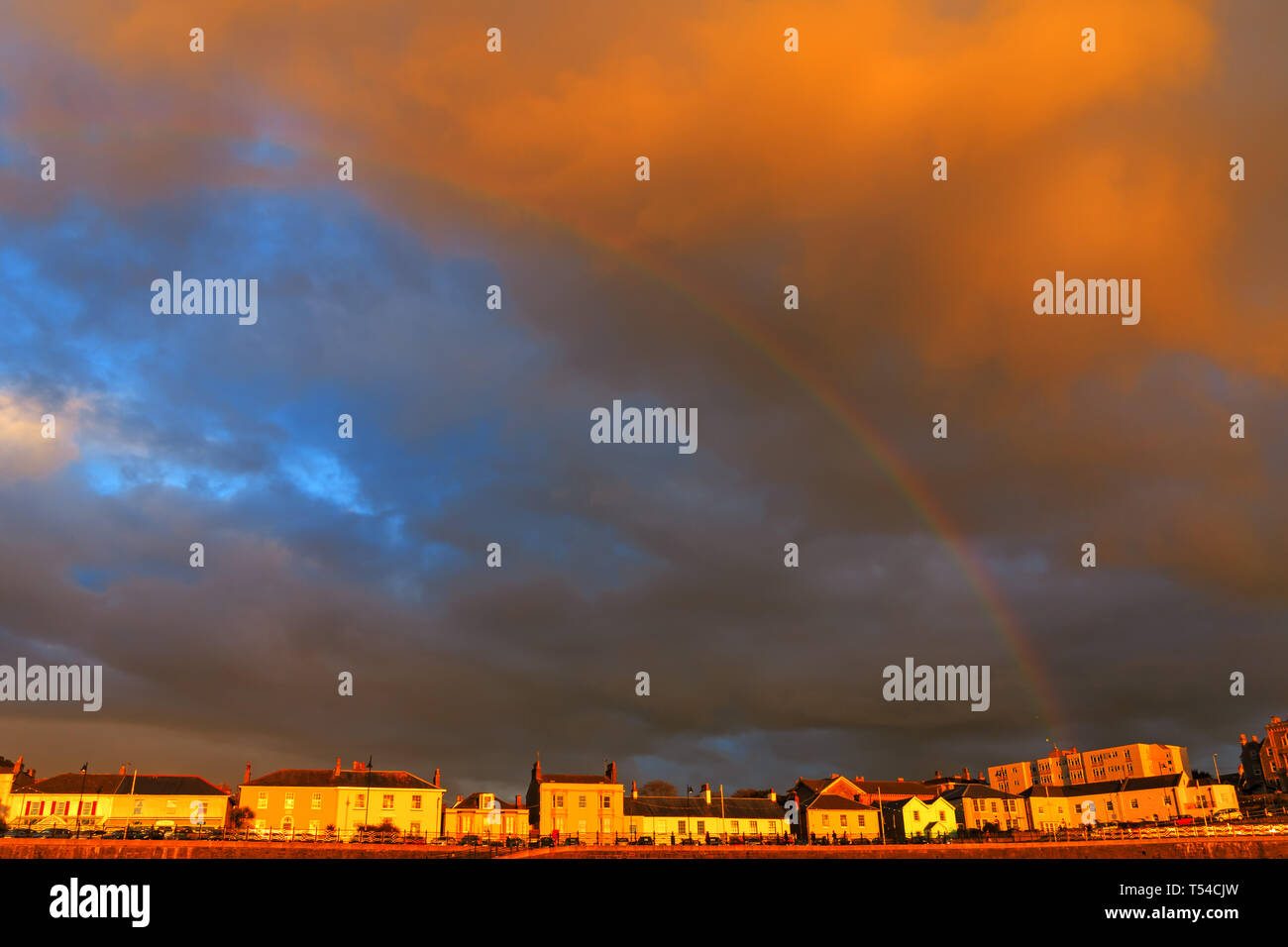 Taken from the beach at Clevedon seafront Stock Photo - Alamy