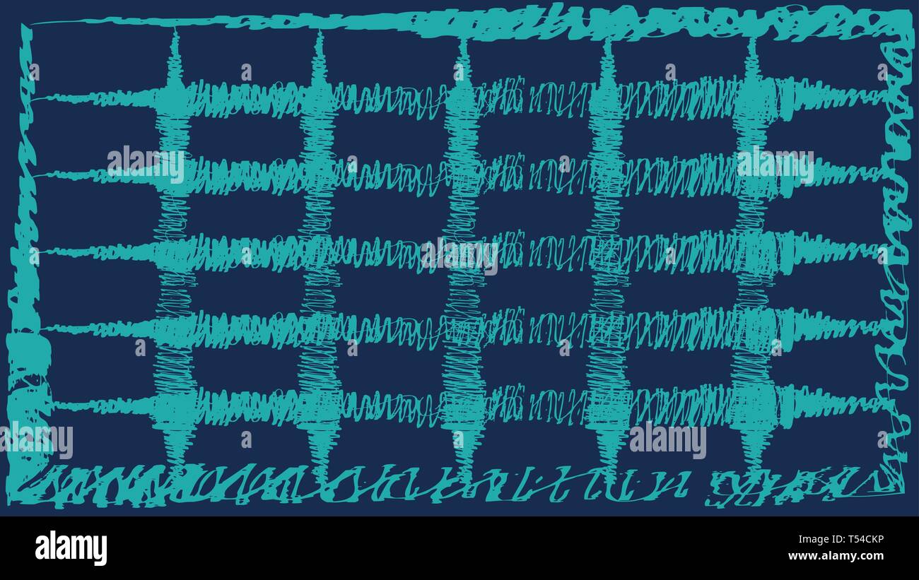 abstract geometric dark background blue grid fuzzy lines Stock Vector ...