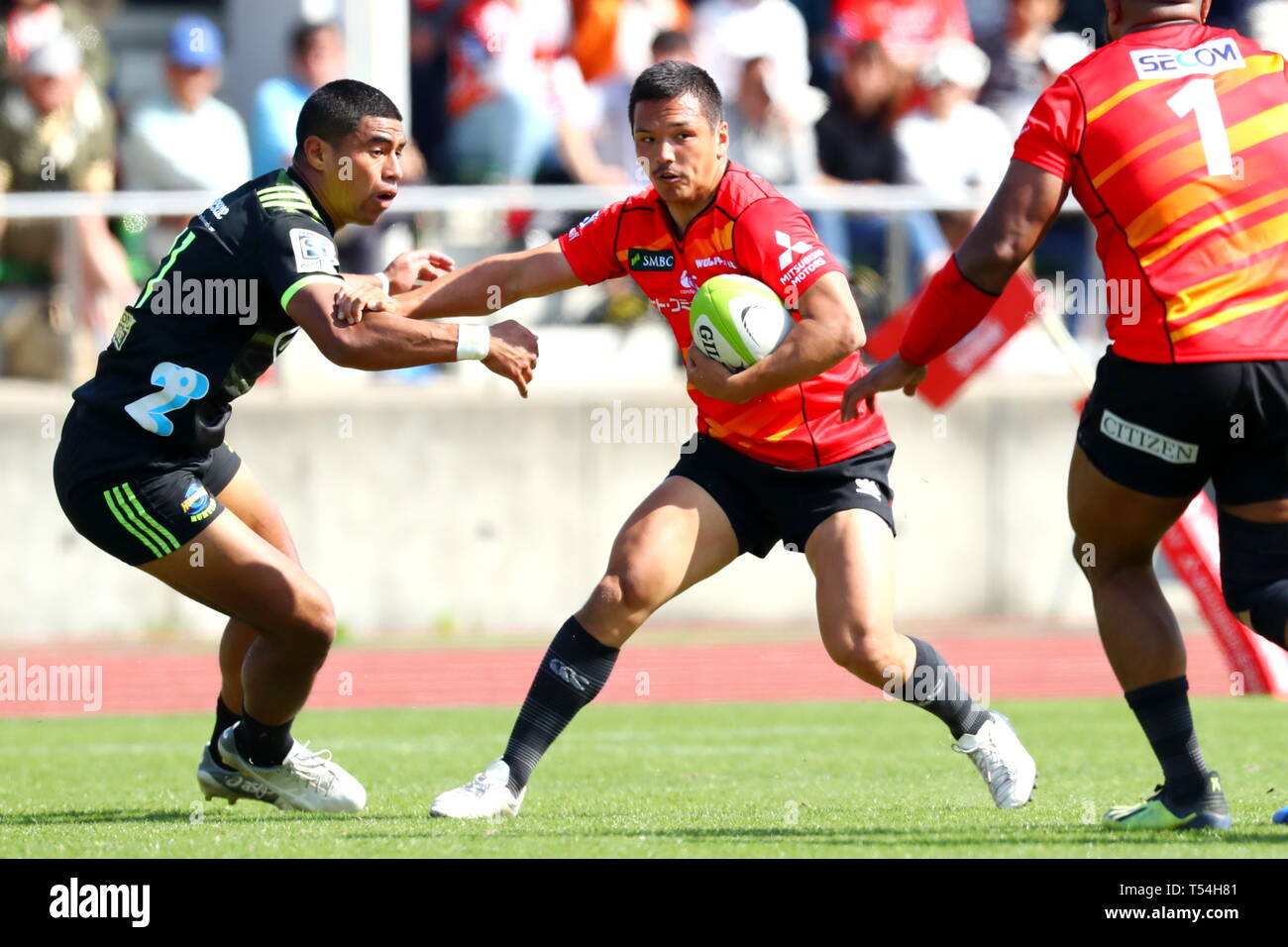 Chiba, Japan. 20th Apr, 2019. Yusuke Kajimura (JPN) Rugby : Rugby match ...