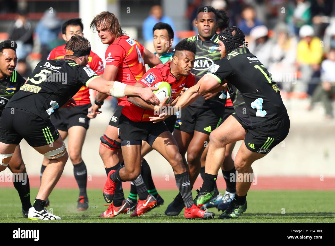 Chiba, Japan. 20th Apr, 2019. Kotaro Matsushima (JPN) Rugby : Rugby match between Wolfpack 66-21 ...