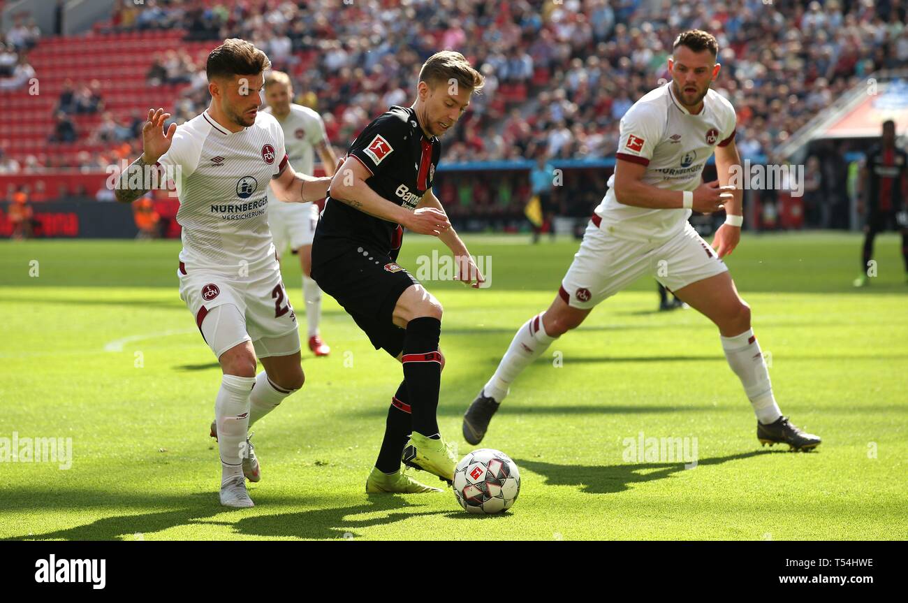 Leverkusen, Germany. 20th Apr, 2019. firo: 20.04.2019 Football ...