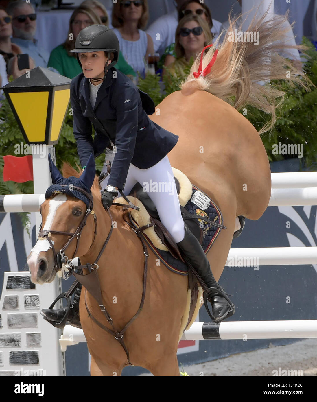 Miami, USA. 20th Apr, 2019. Jessica Rae Springsteen at the Longines ...