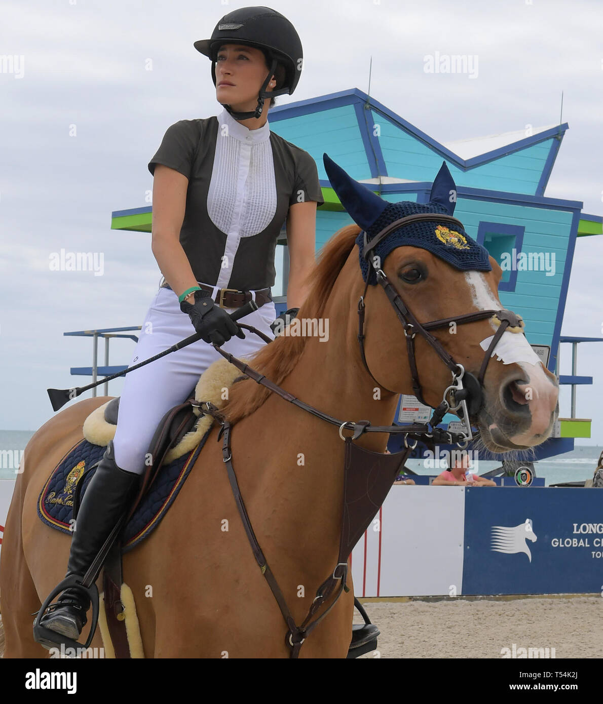 Miami, USA. 20th Apr, 2019. Jessica Rae Springsteen at the Longines ...