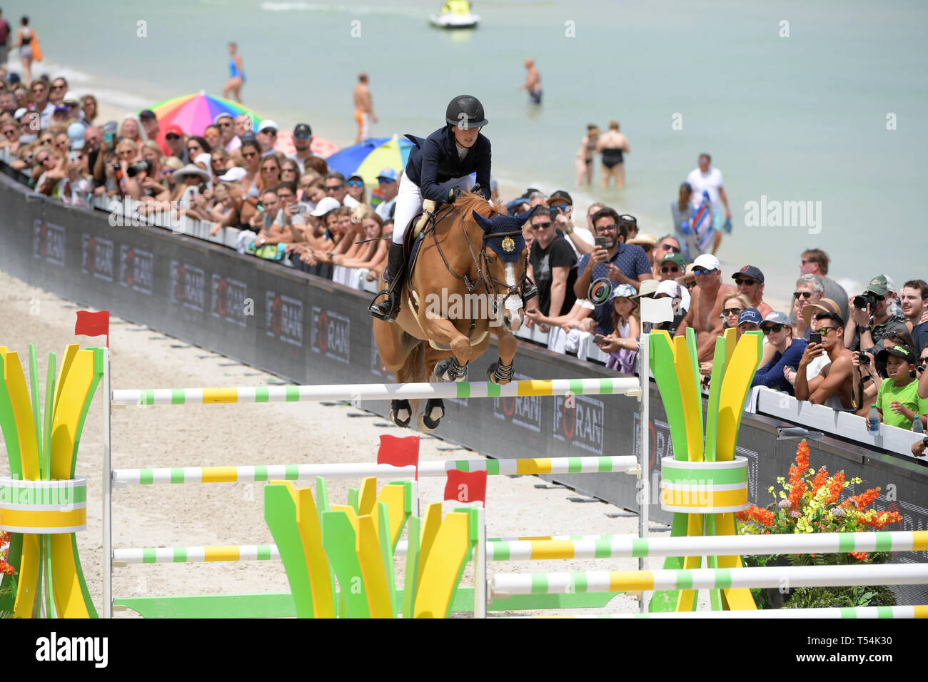 Miami, USA. 20th Apr, 2019. Jessica Rae Springsteen at the Longines ...