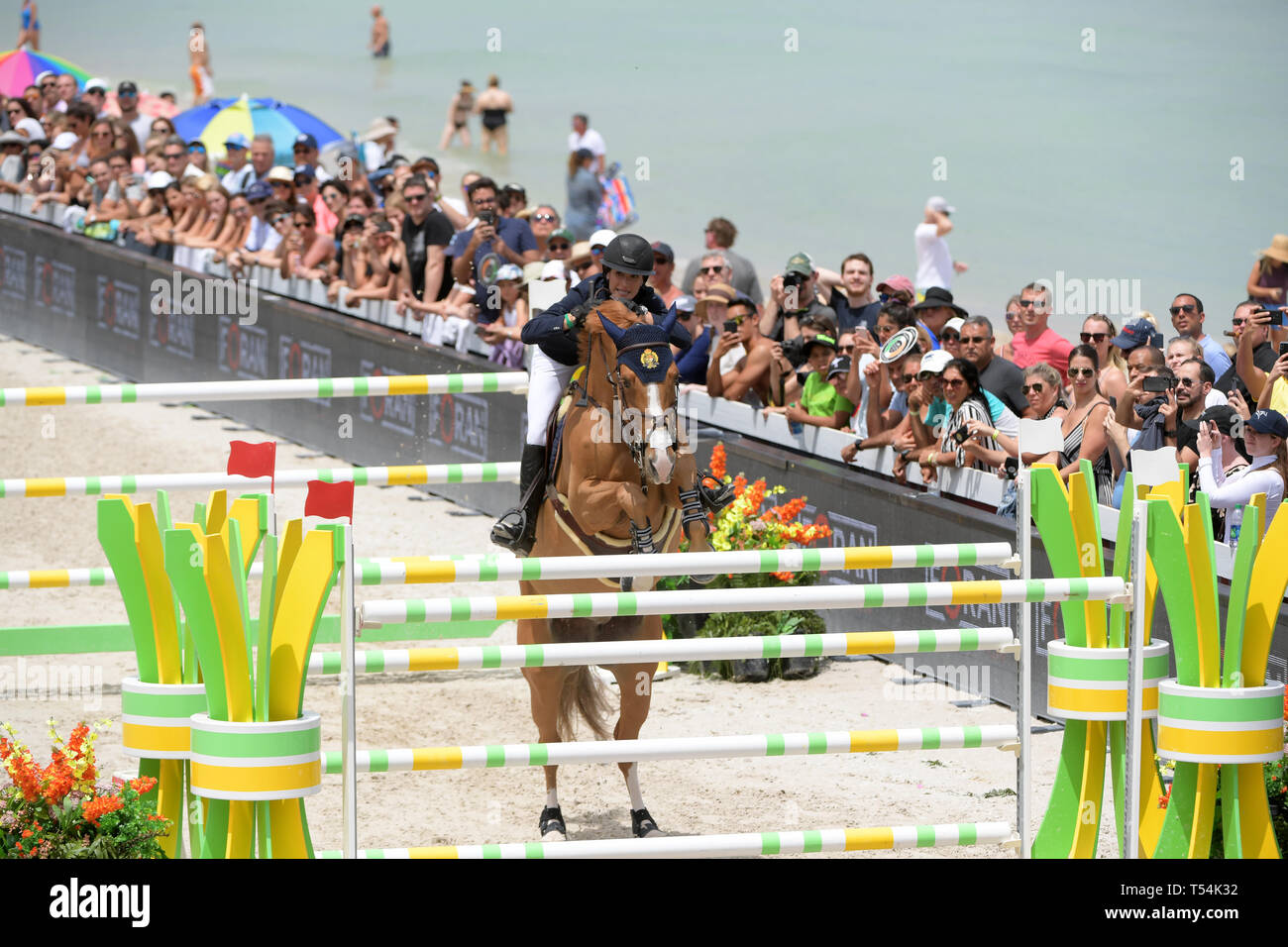 Miami, USA. 20th Apr, 2019. Jessica Rae Springsteen at the Longines ...