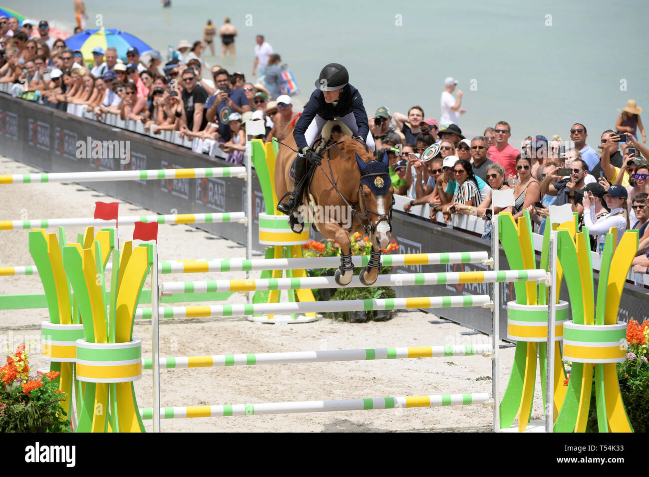 Miami, USA. 20th Apr, 2019. Jessica Rae Springsteen at the Longines ...