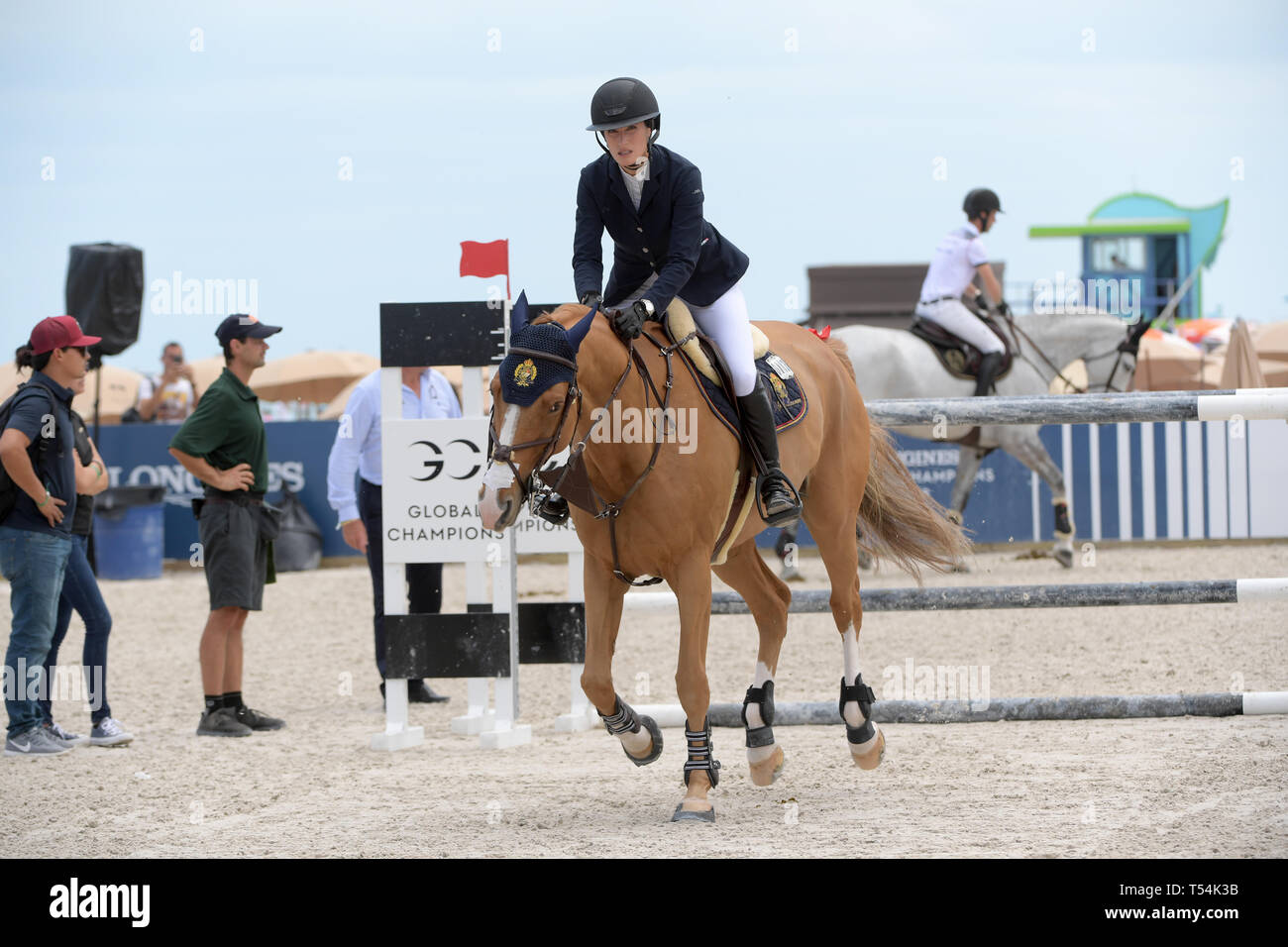 Miami, USA. 20th Apr, 2019. Jessica Rae Springsteen at the Longines ...