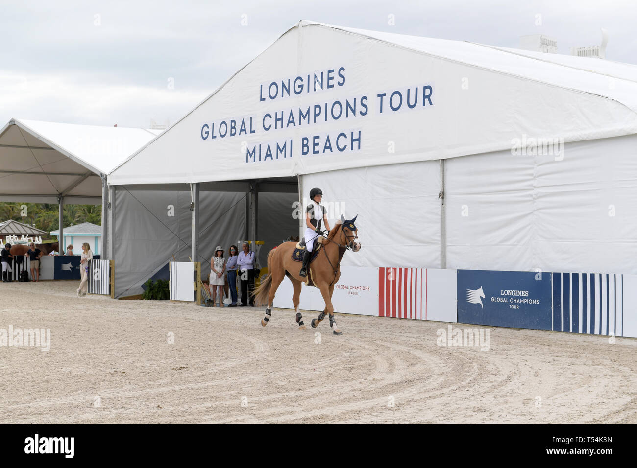 Miami, USA. 20th Apr, 2019. Jessica Rae Springsteen at the Longines ...