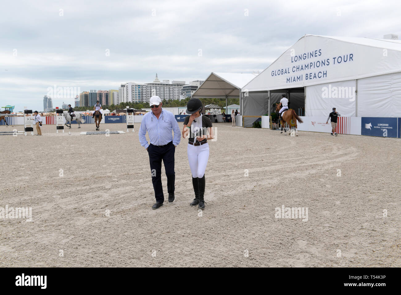 Miami, USA. 20th Apr, 2019. Jessica Rae Springsteen at the Longines ...