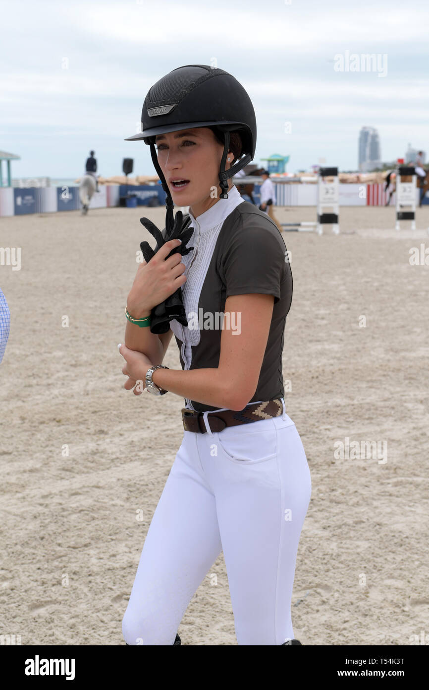 Miami, USA. 20th Apr, 2019. Jessica Rae Springsteen at the Longines ...