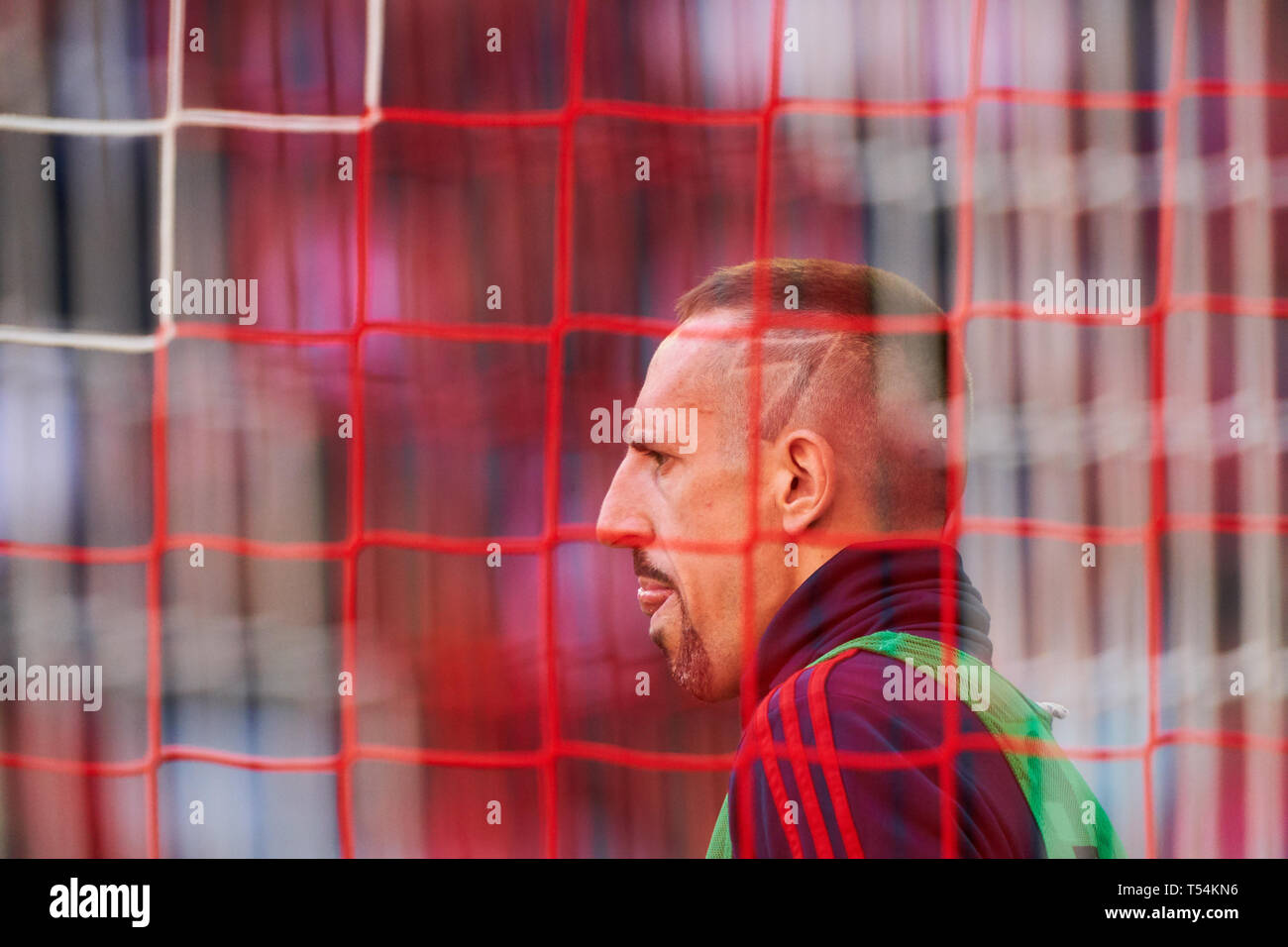Munich, Germany. 20th Apr, 2019. Franck RIBERY, FCB 7 Gymnastics ...