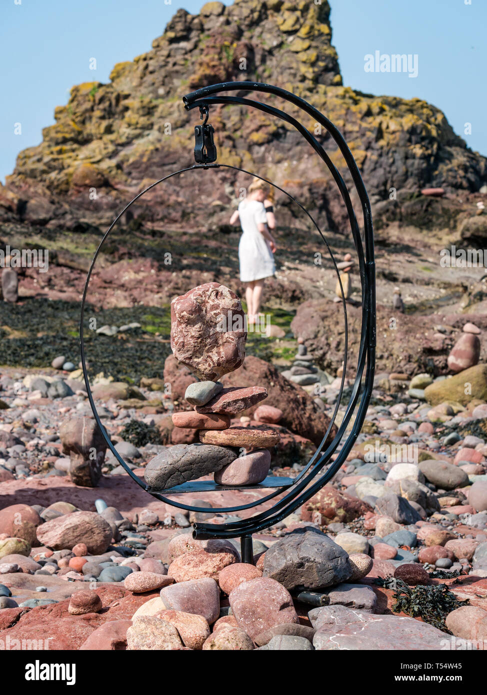 Dunbar stone stacking championship hi-res stock photography and images ...