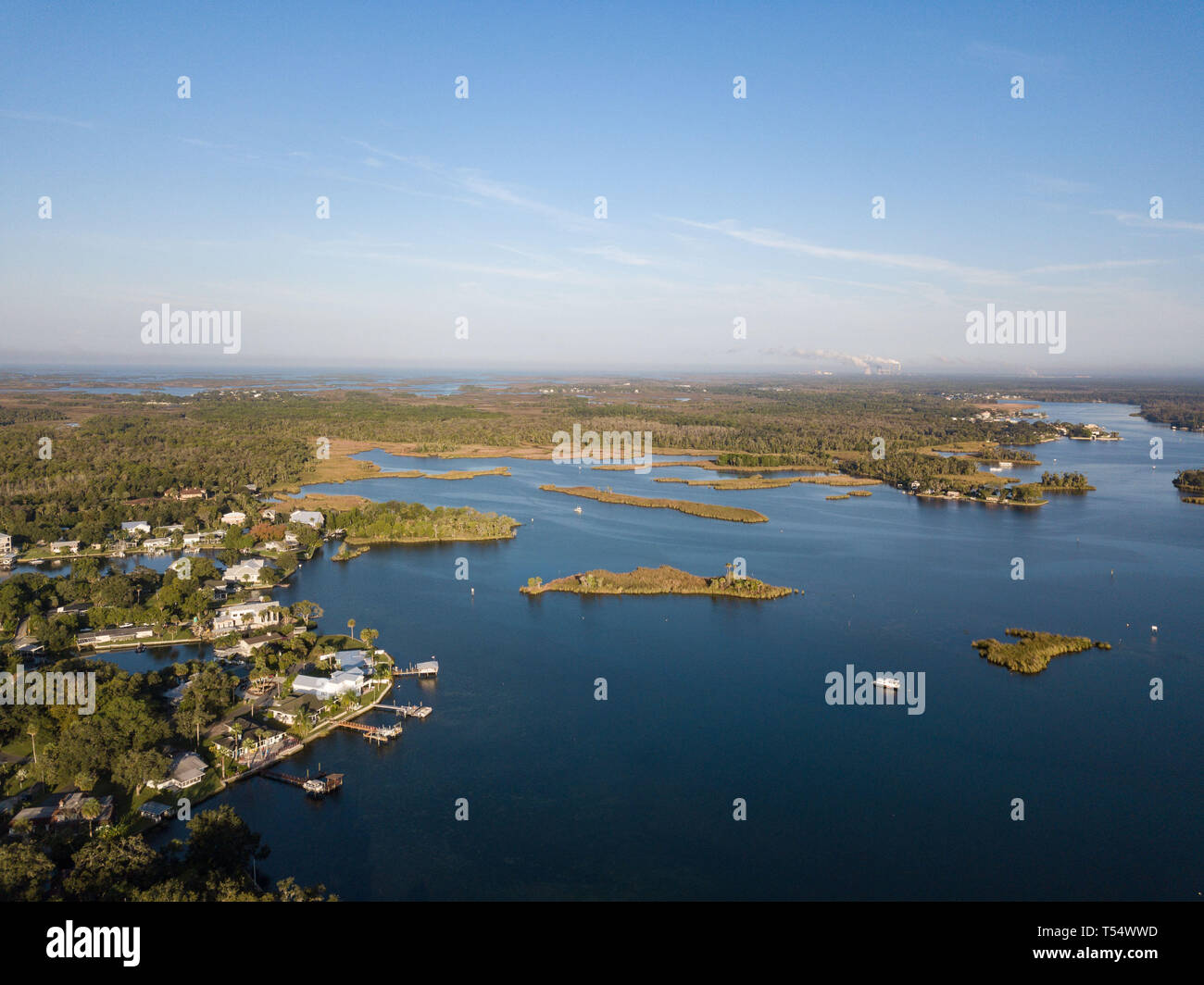 Crystal river florida aerial hi-res stock photography and images - Alamy