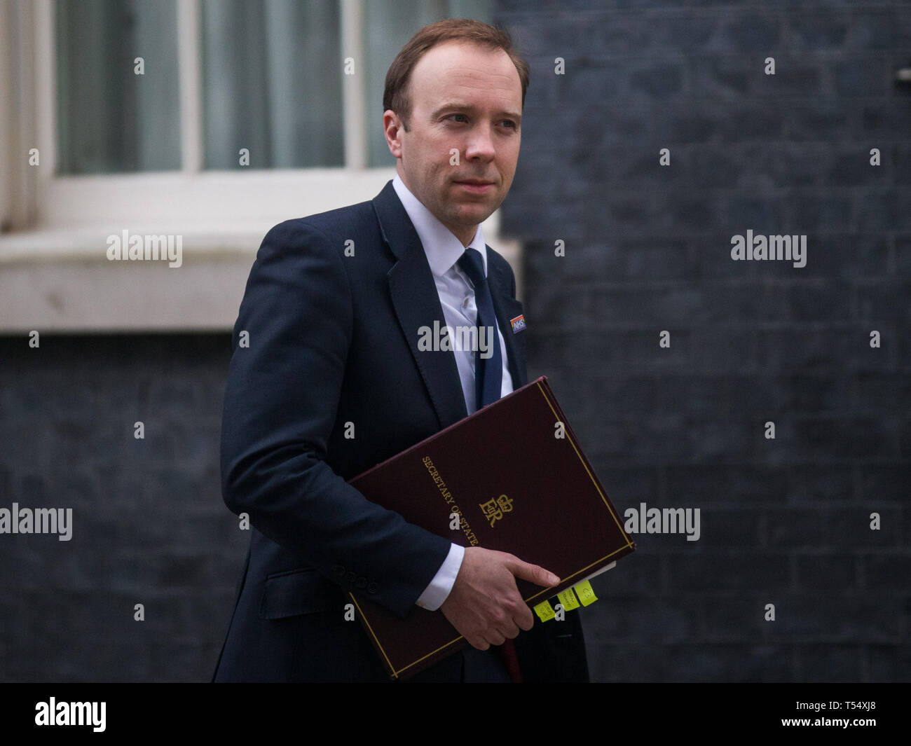 Matt Hancock MP, Secretary of State for Health and Social Care, departs ...