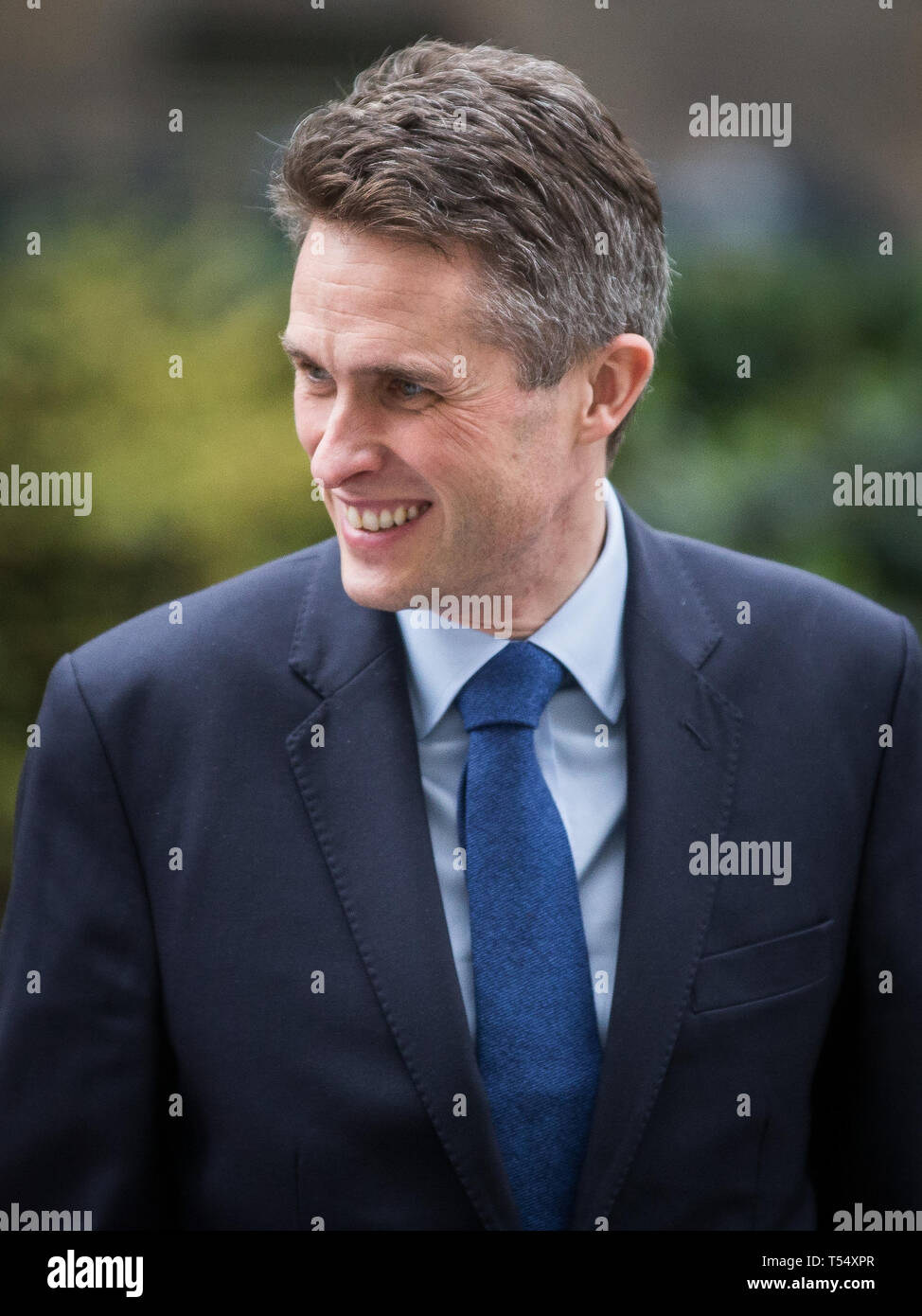 Gavin Williamson CBE MP, Secretary of State for Defence, departs ...