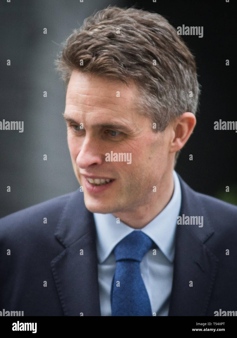 Gavin Williamson CBE MP, Secretary of State for Defence, departs ...