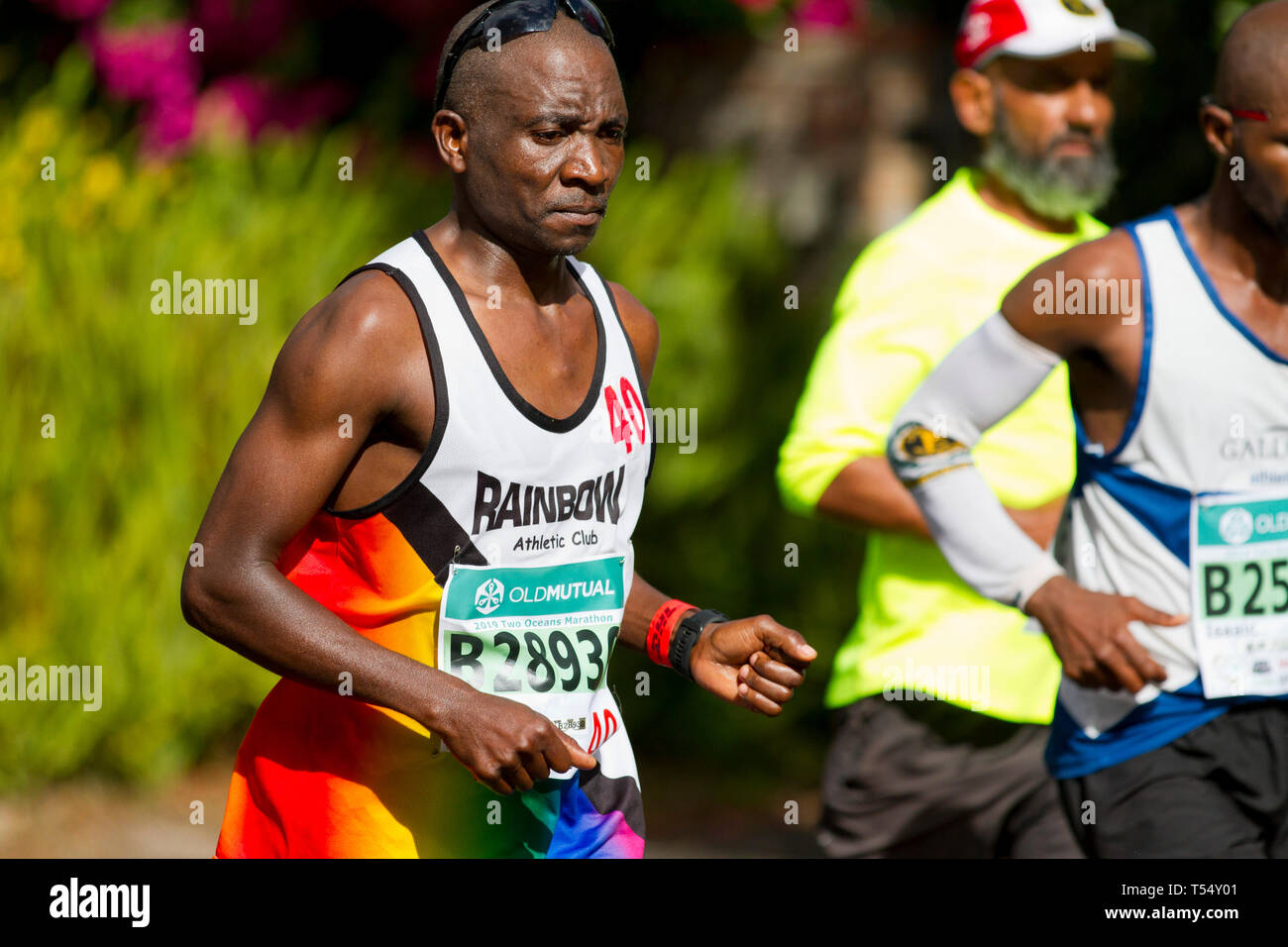 Running the Old Mutual Two Oceans Marathon Stock Photo - Alamy