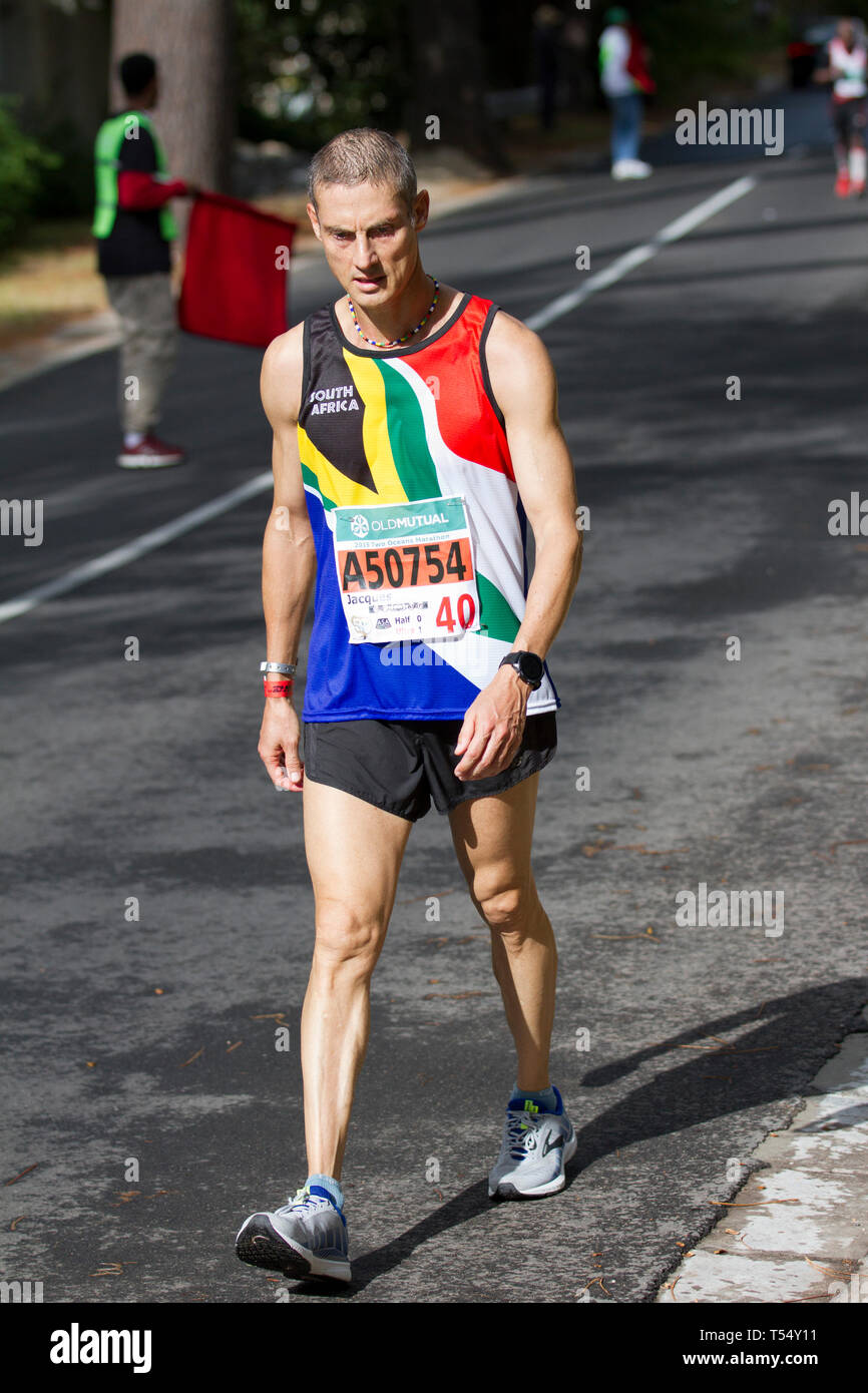Running the Old Mutual Two Oceans Marathon Stock Photo - Alamy