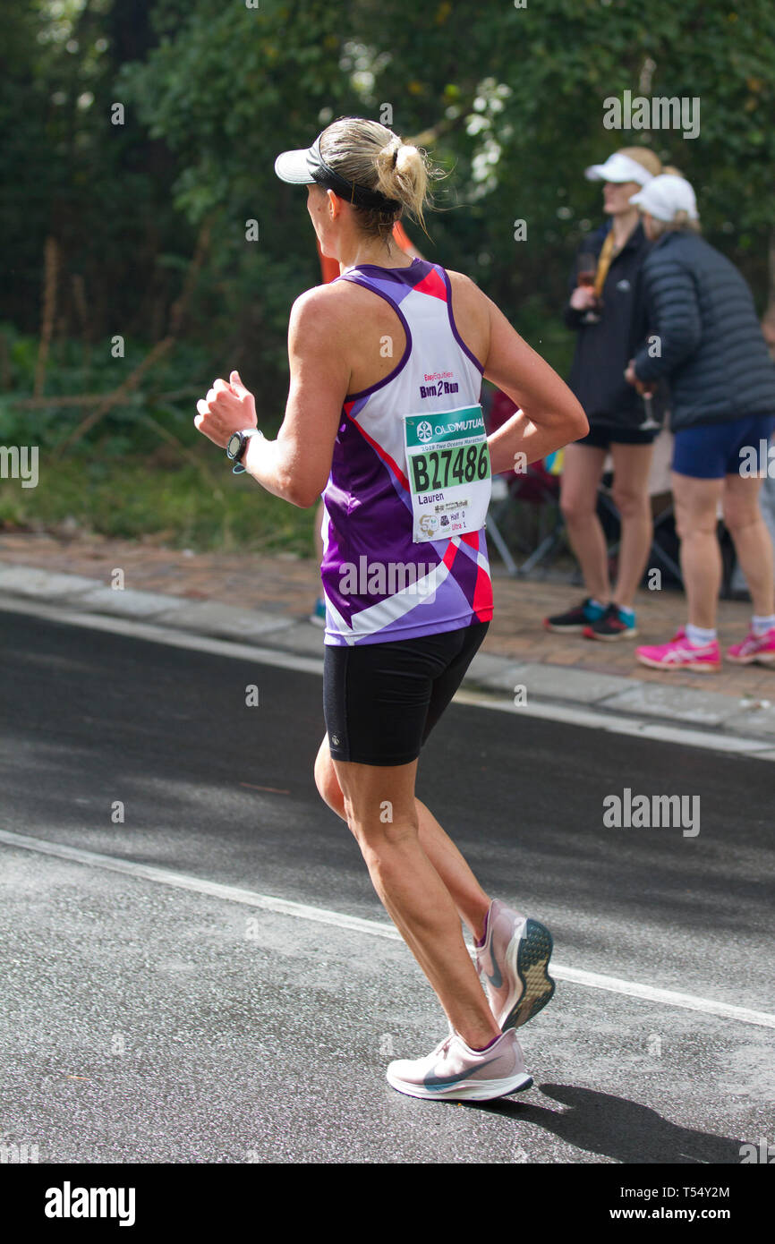 Running the Old Mutual Two Oceans Marathon Stock Photo - Alamy
