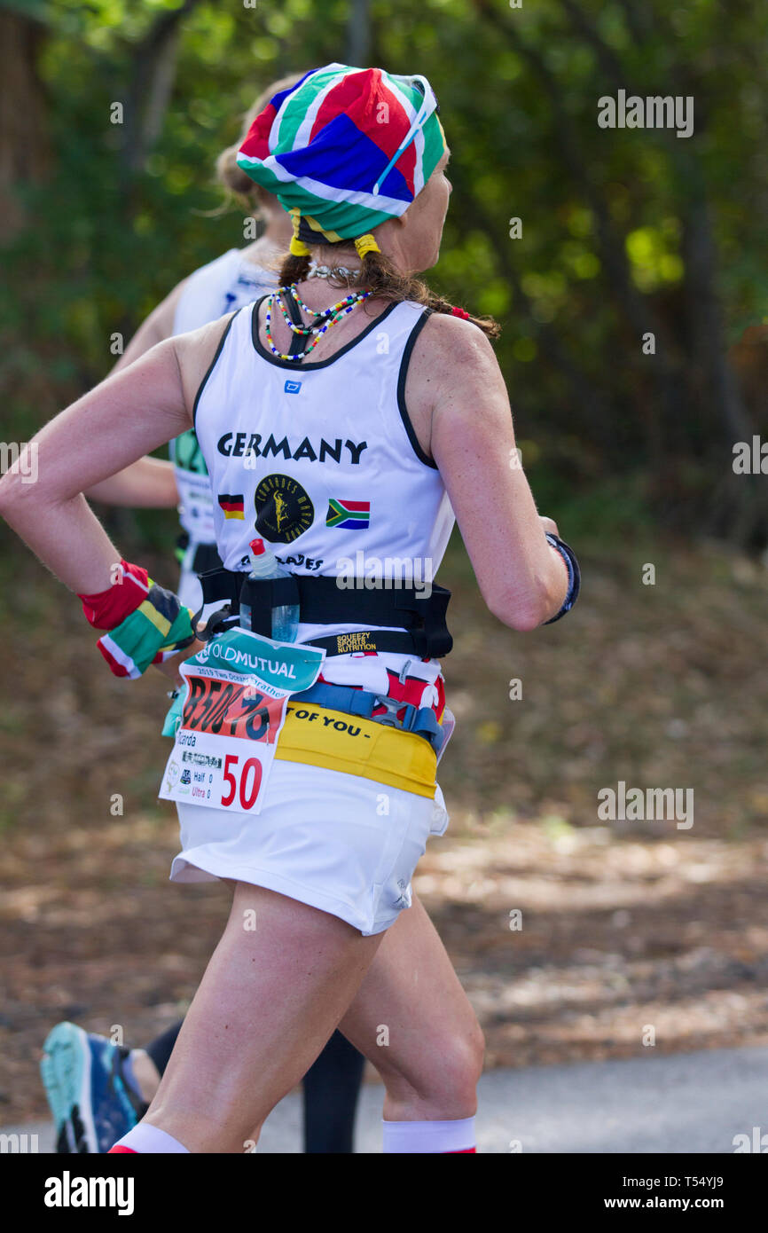 German runner, Running the Old Mutual Two Oceans Marathon Stock Photo ...