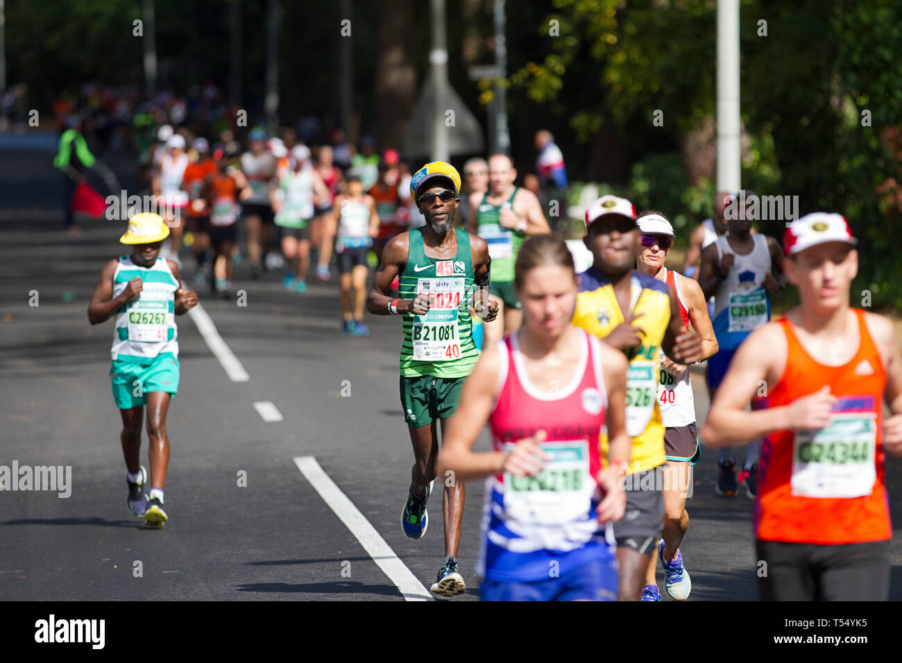 Two runners road hi-res stock photography and images - Alamy
